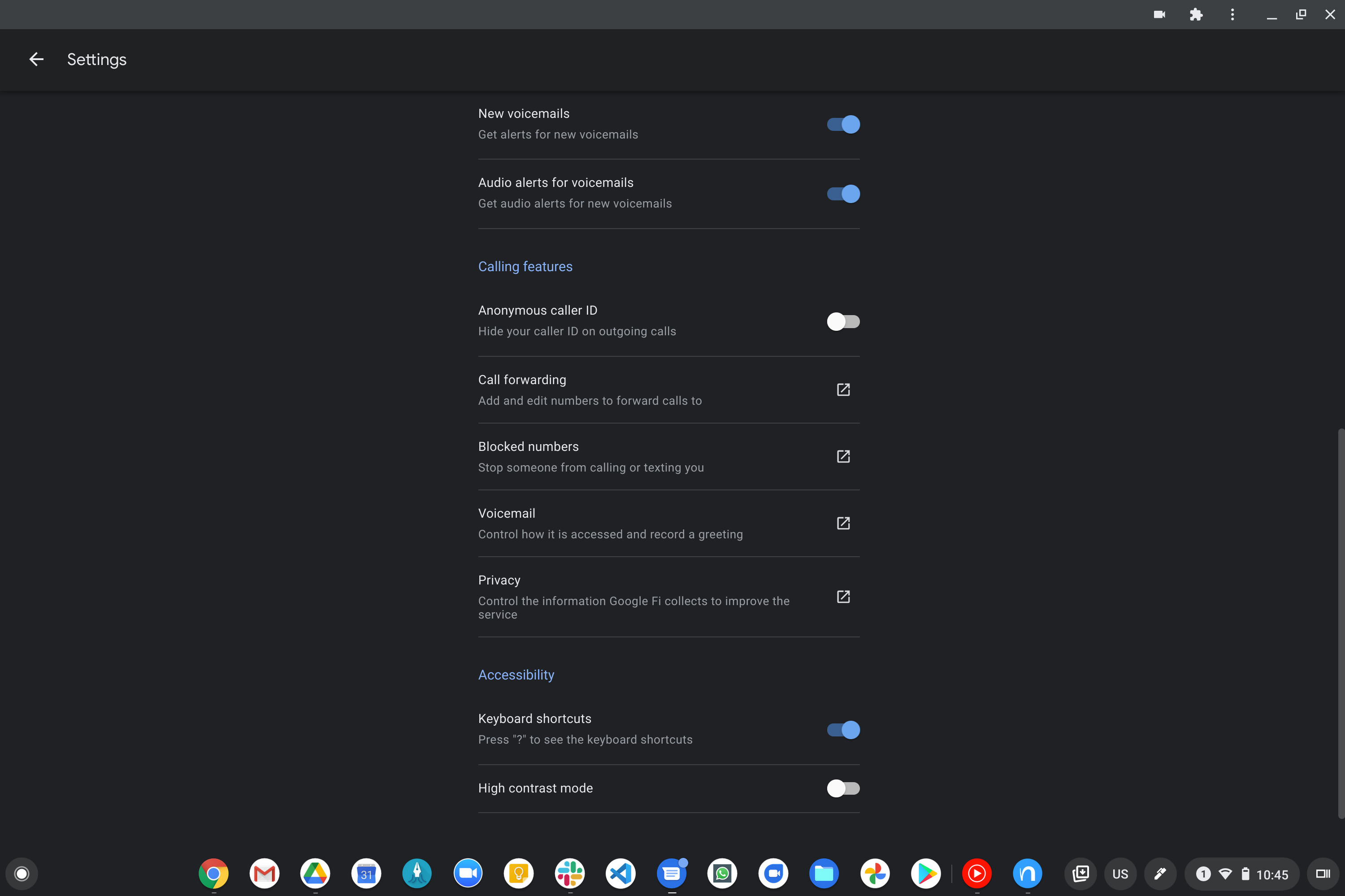 New Messages for Web features are rolling out to Google Fi users