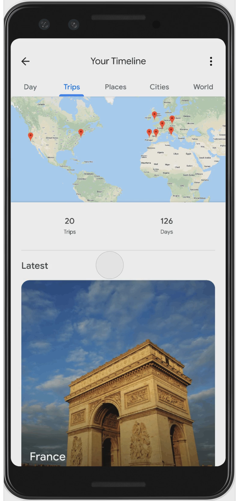 Timeline view on Google Maps gets new Trips tab, coming to Google Photos