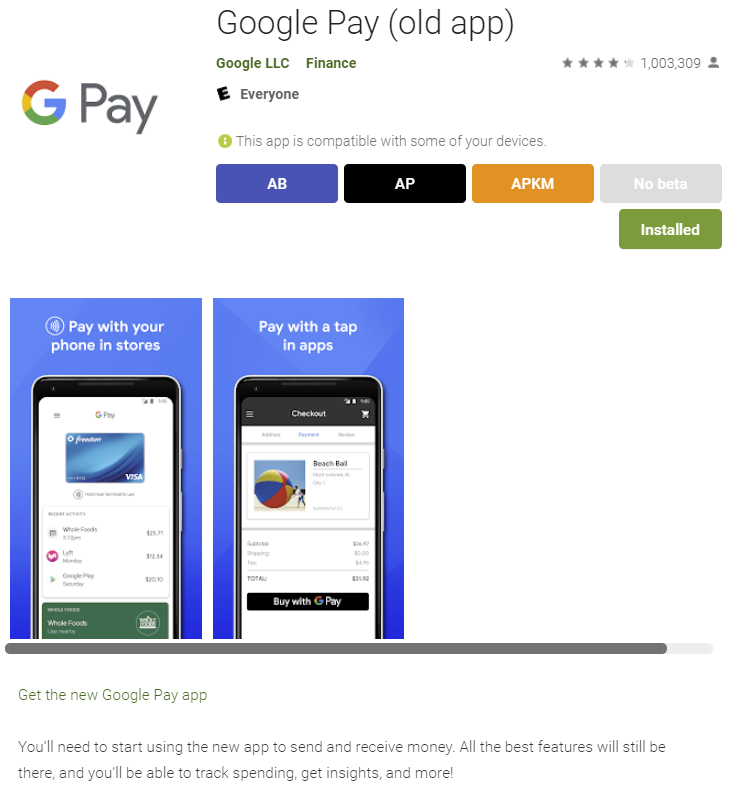 The new Google Pay app is rolling out now in the US (APK Download)