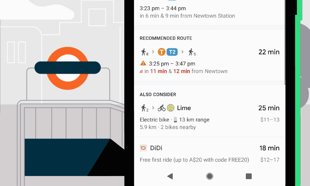 Google Maps' new Go tab takes you to frequently-visited places in a tap