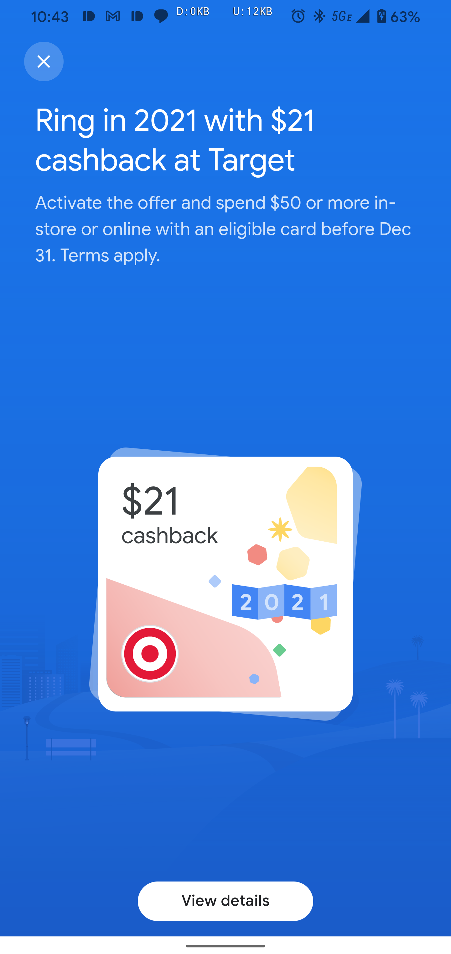 Google Pay wraps up '20 with $21 referrals, cashback offer from Target