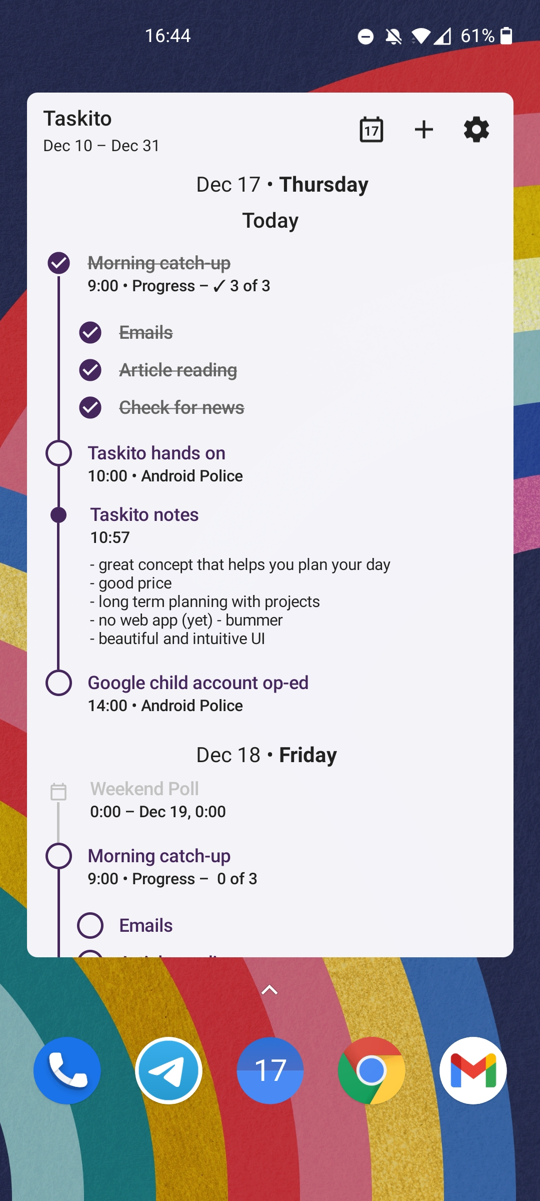 Hands-on with Taskito, a to-do app that does things a little differently