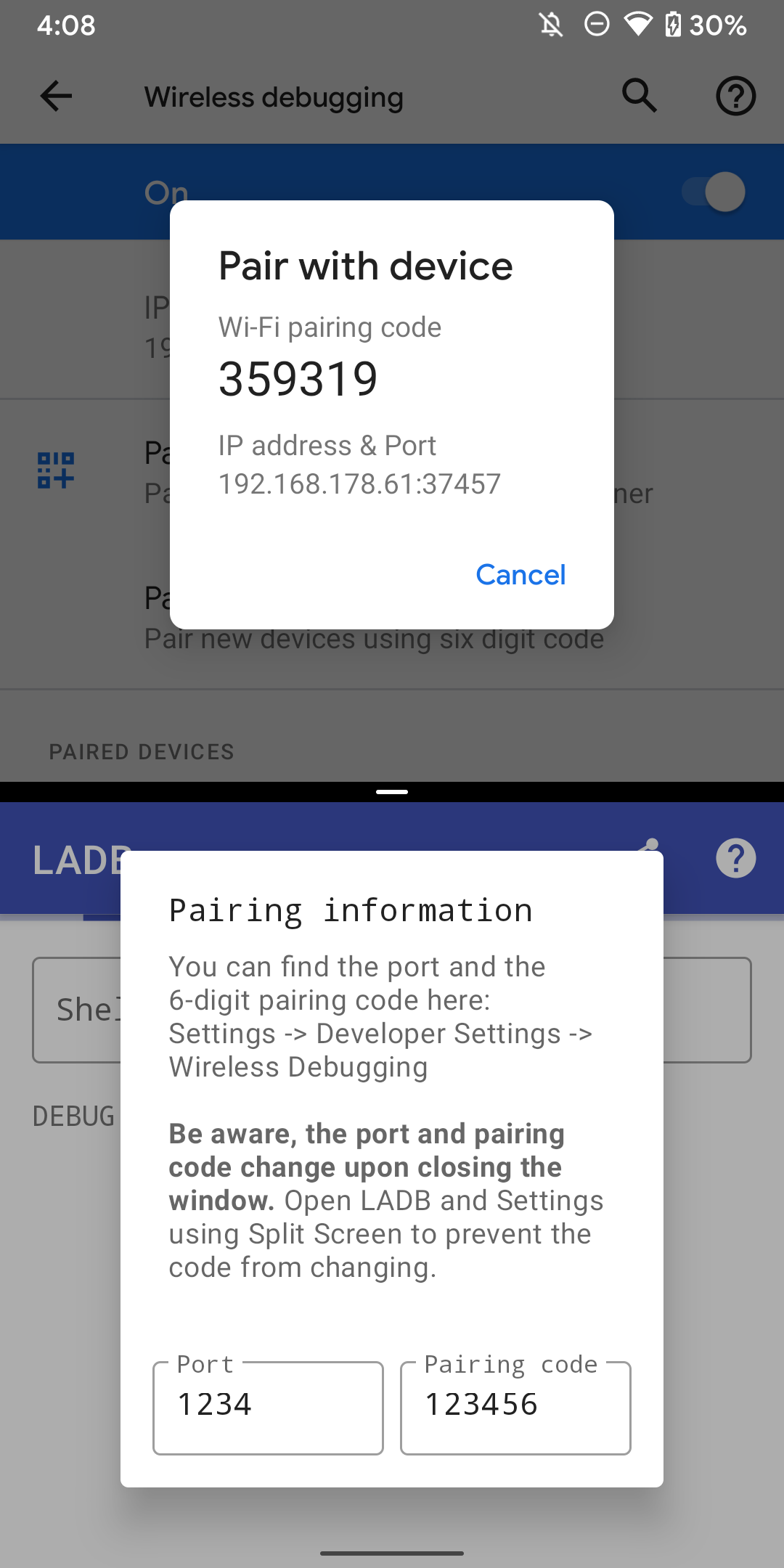 This app gives you a local ADB shell, no need for root