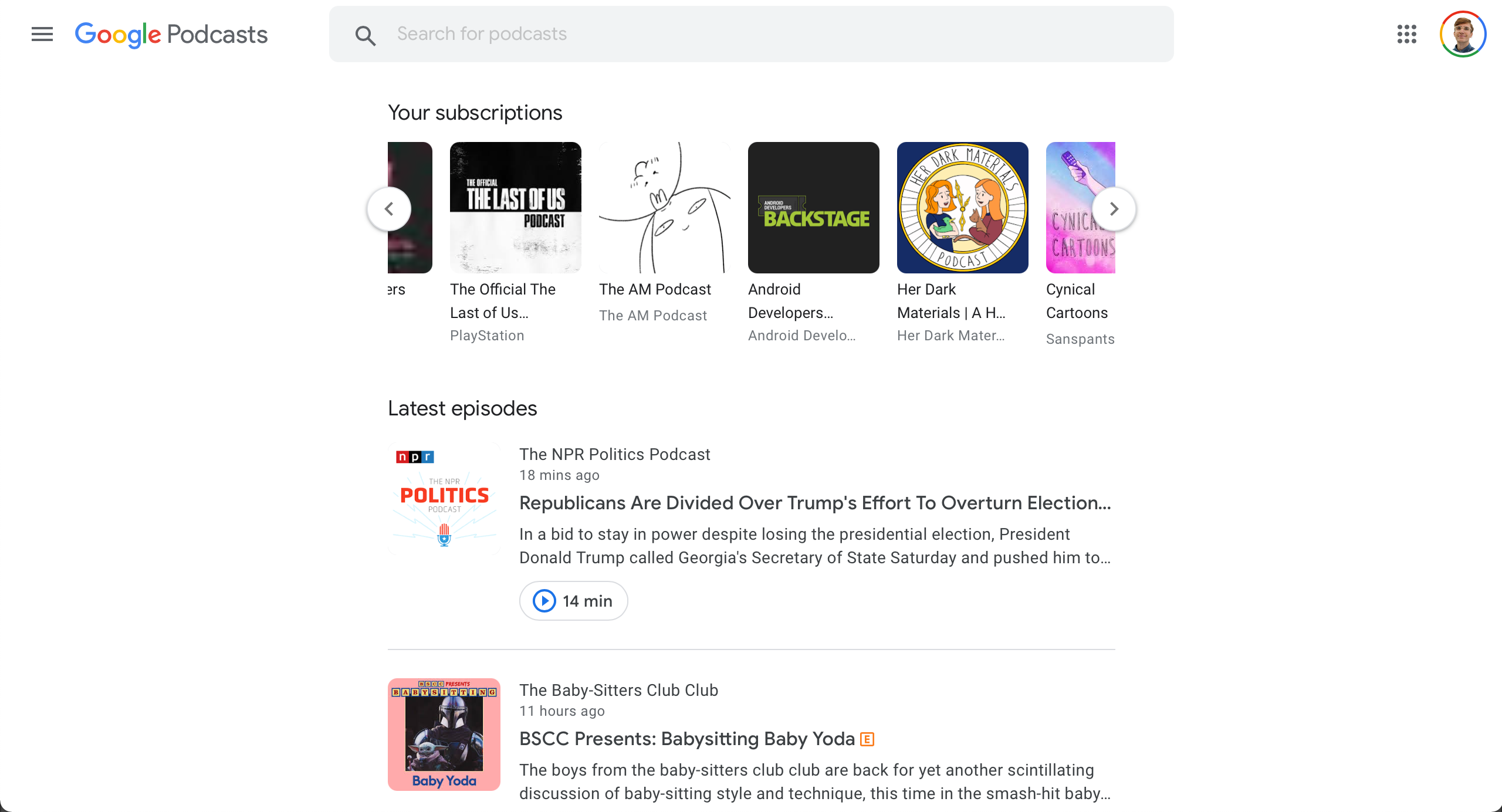 Google Podcasts website adds subscription feed to make finding new ...