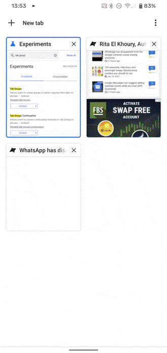 How To Use And Disable Chromes New Tab Groups And Grid Switcher