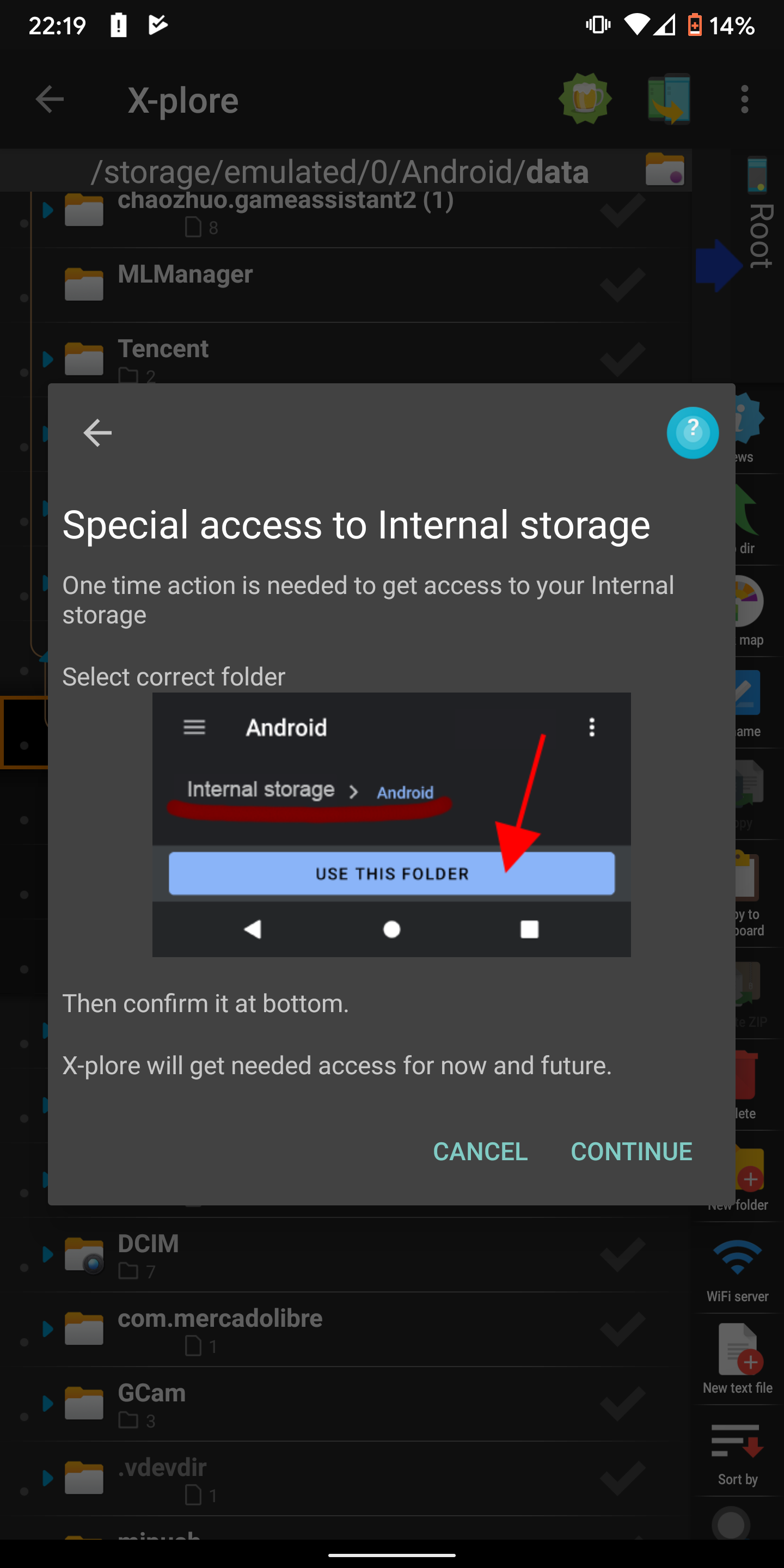 X-plore bypasses Scoped Storage's drastic limitations on Android 11