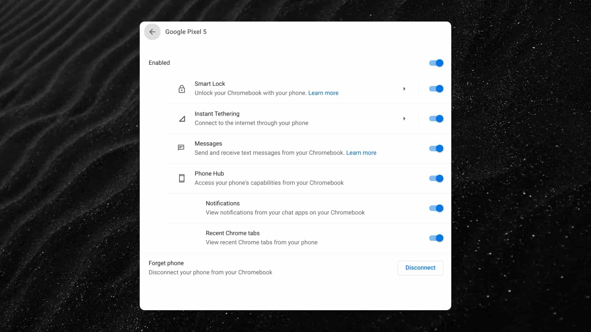 Phone Hub for Chrome OS is slowly rolling out to Beta and Dev channels