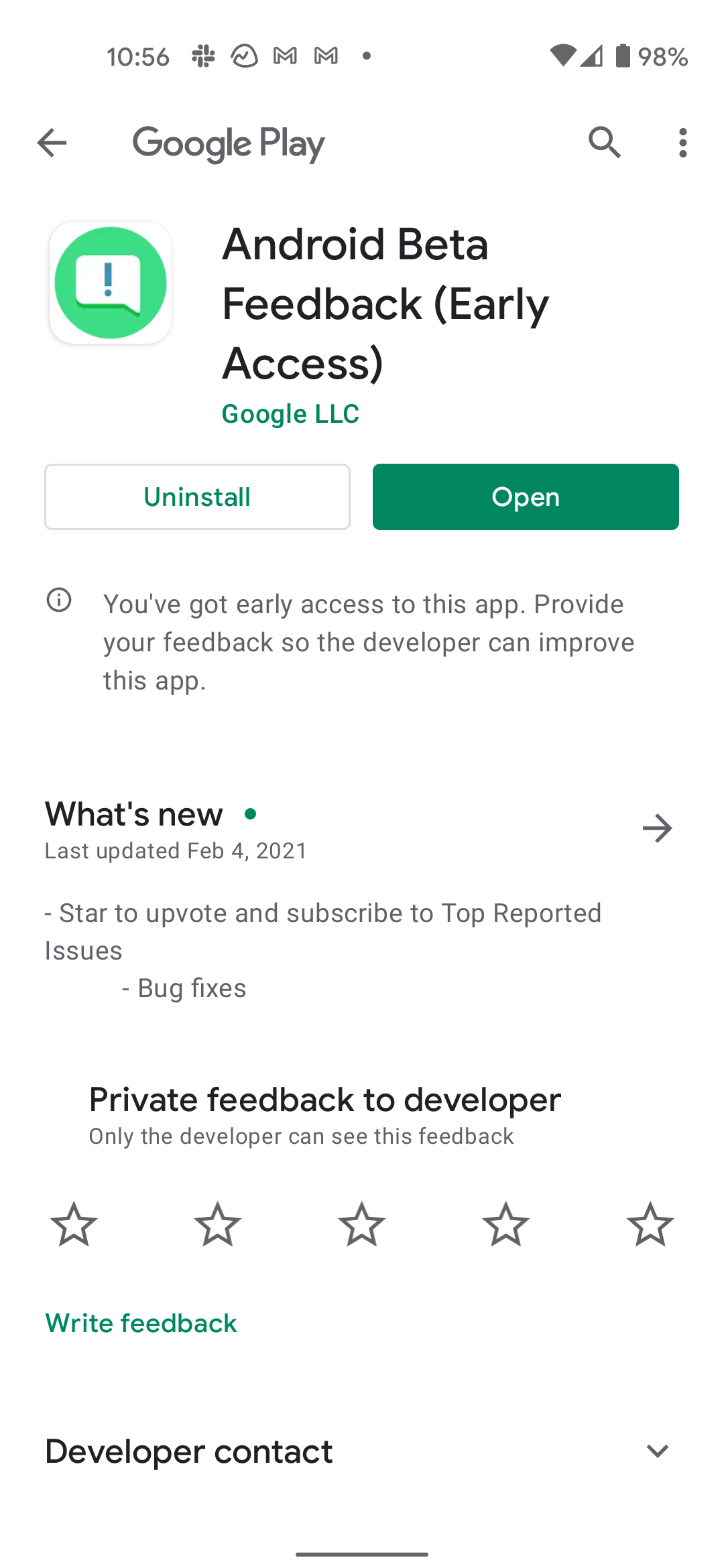 App update hints at Android 12 Developer Preview release
