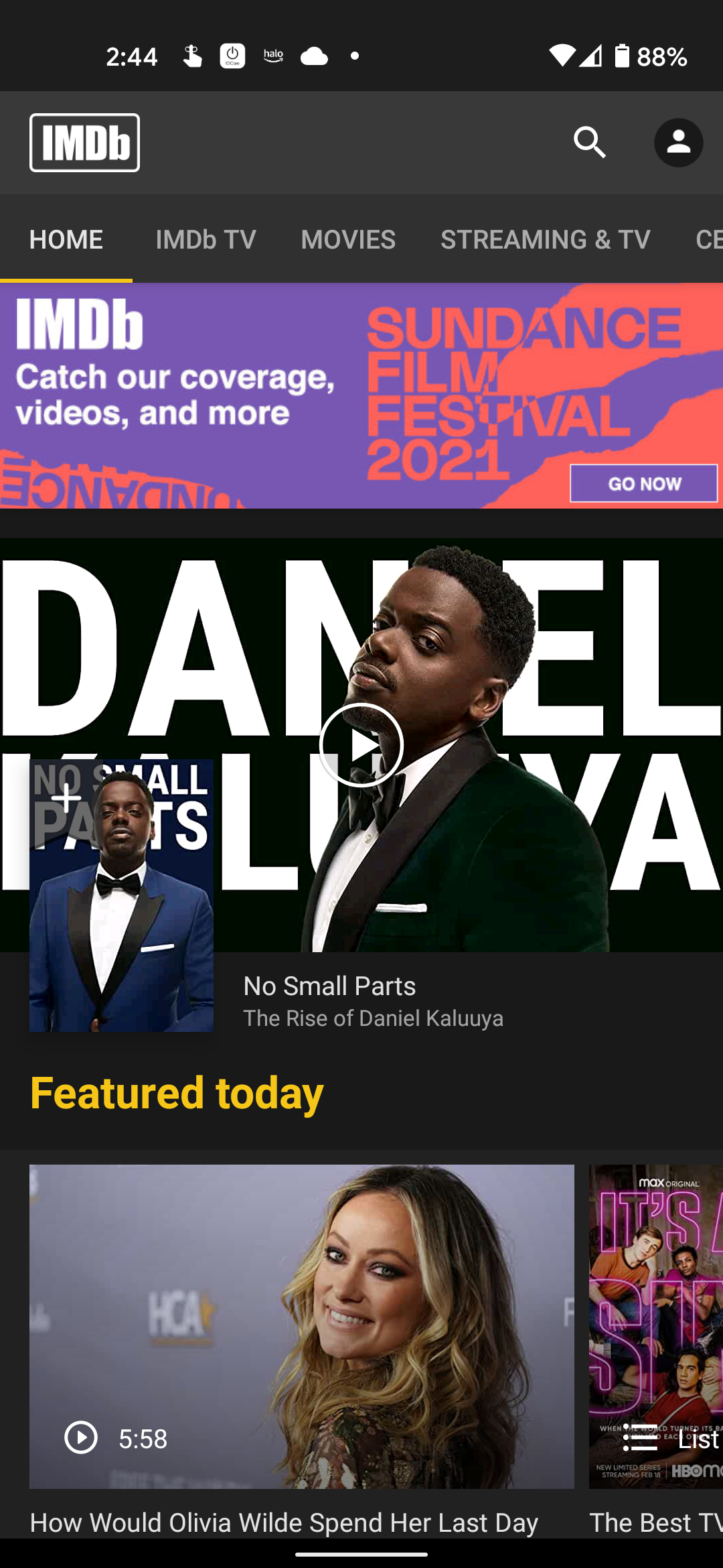 IMDb app picks up bottom navigation bar in UI redesign