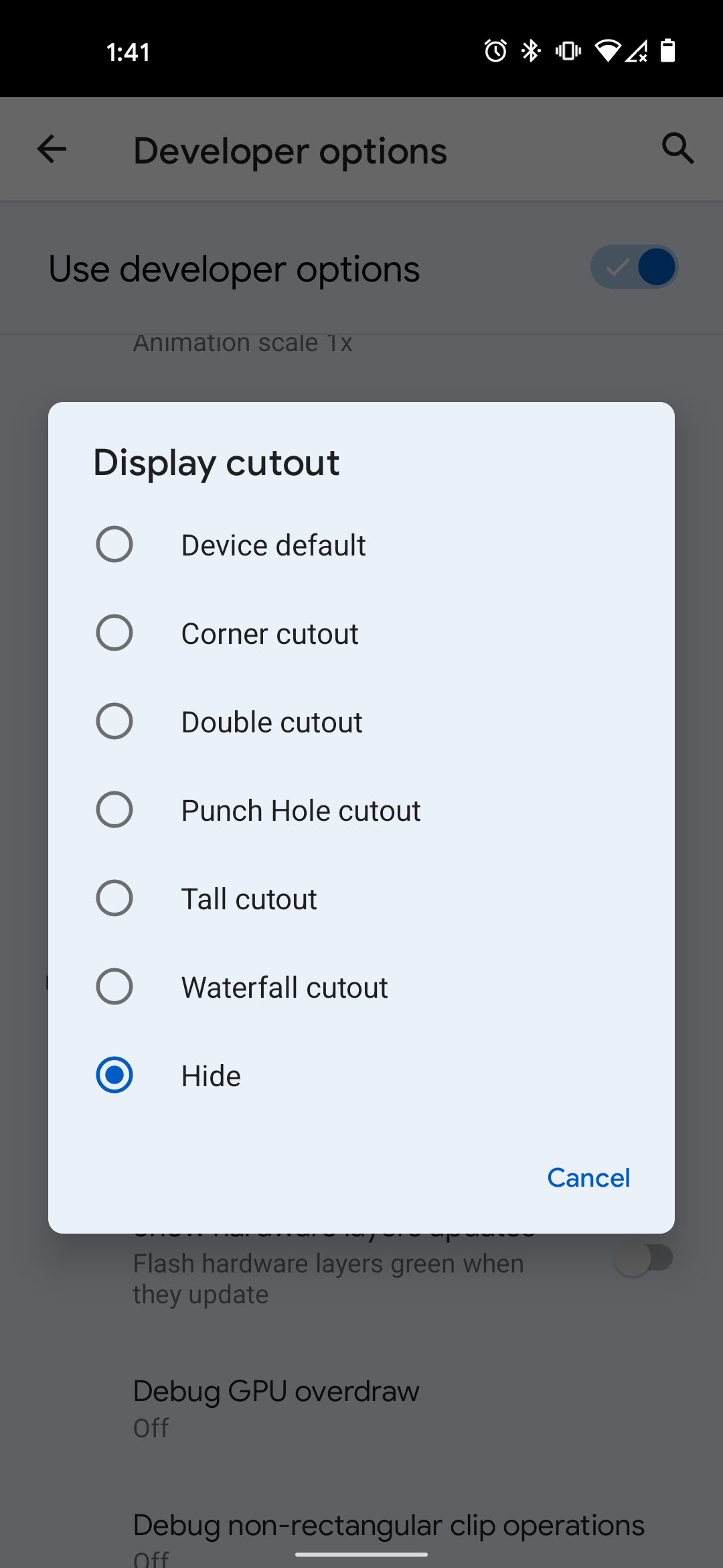 Pixel 5's hole punch can be hidden on Android 12