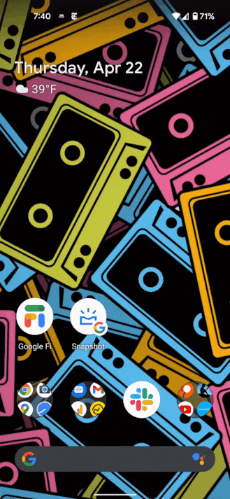 Android 12 DP3 lets you swipe away screenshots either left or right