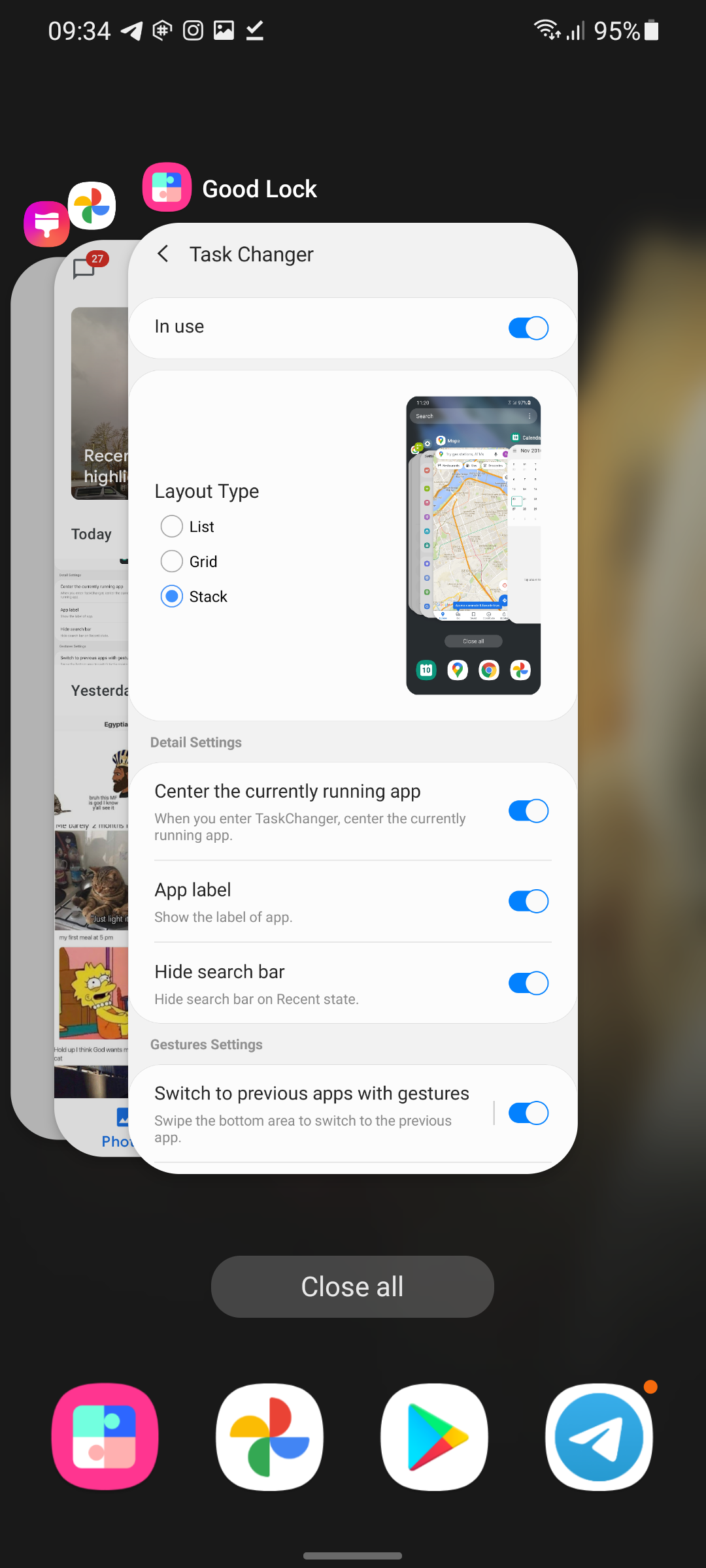 Samsung Home Up restores Task Changer and adds new features (APK Download)