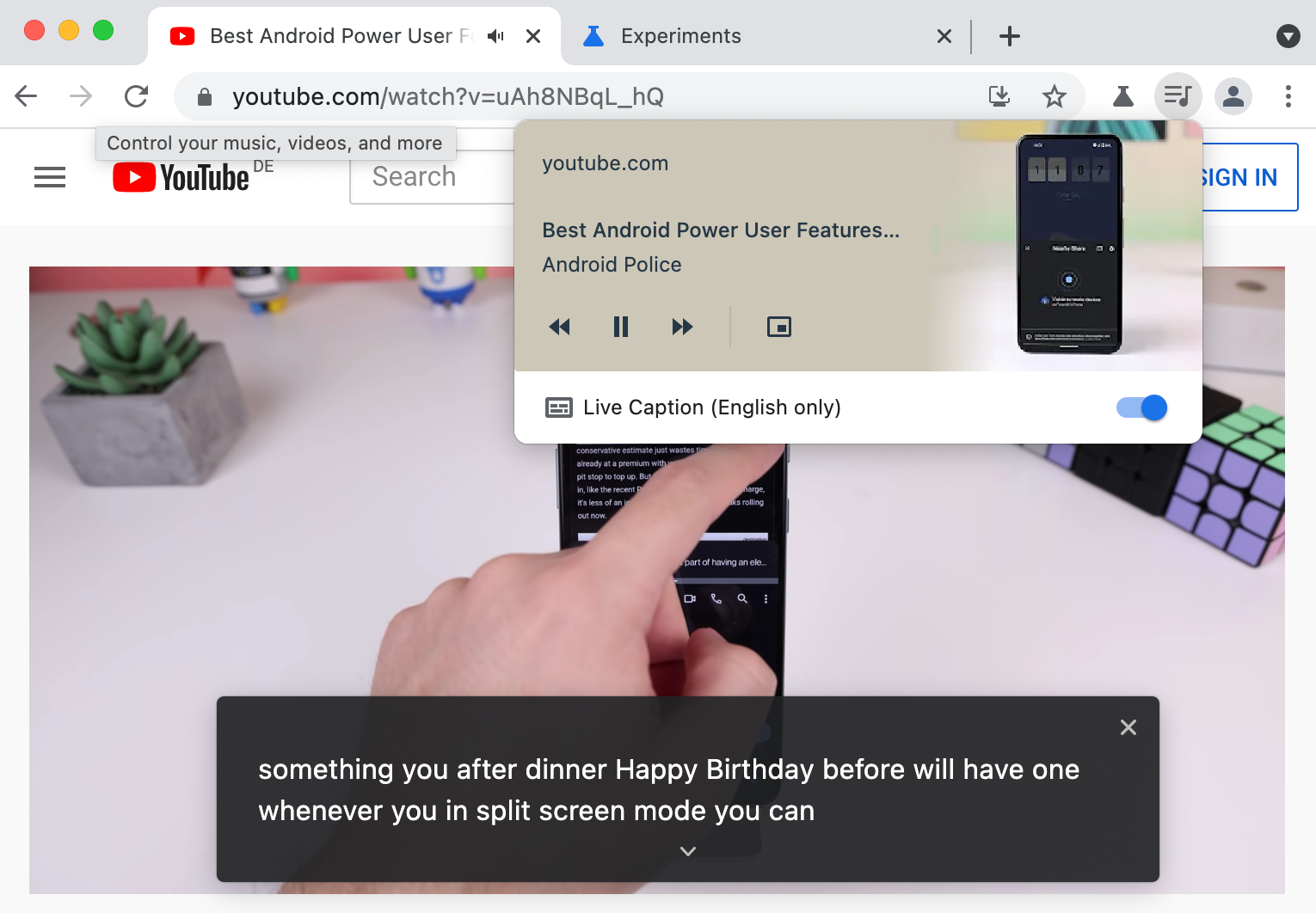 Google introduces Live Caption for Chrome browser on desktop