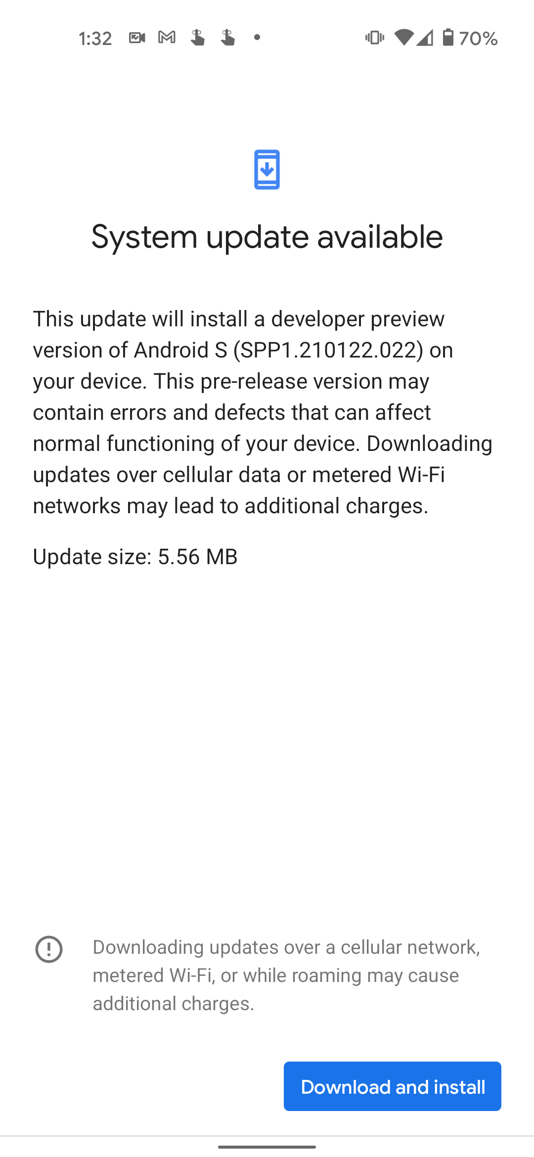 Android 12 Developer Preview 1.1 is here with bug fixes a-plenty
