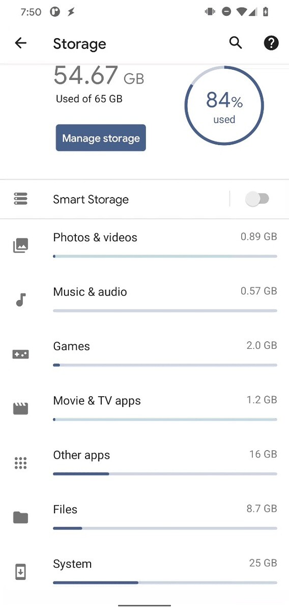 Files by Google gets a Favorites folder and preps new storage menu