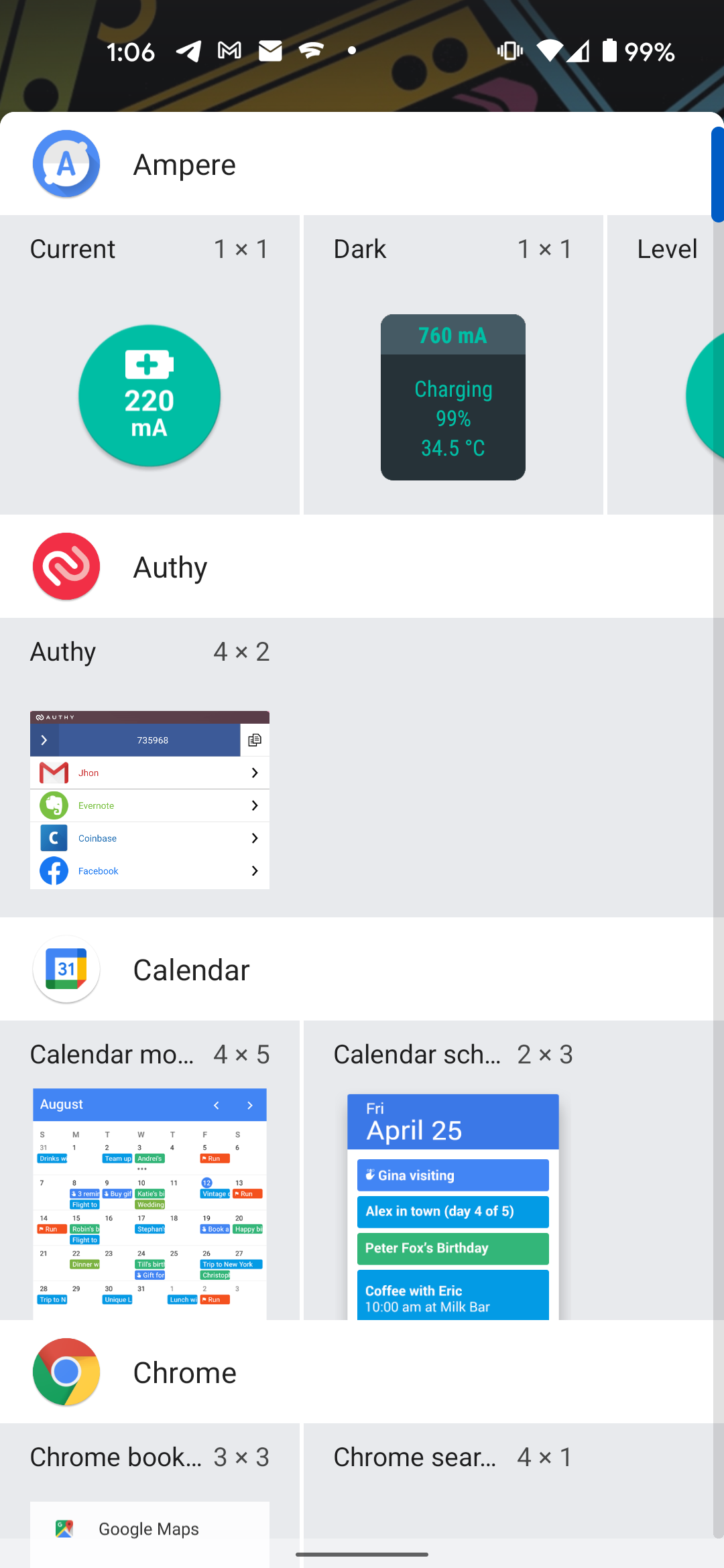 Pixels on Android 12 DP2 have a new, more compact widget picker