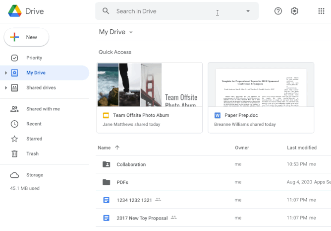 Google Drive is making it easier to search for shared documents
