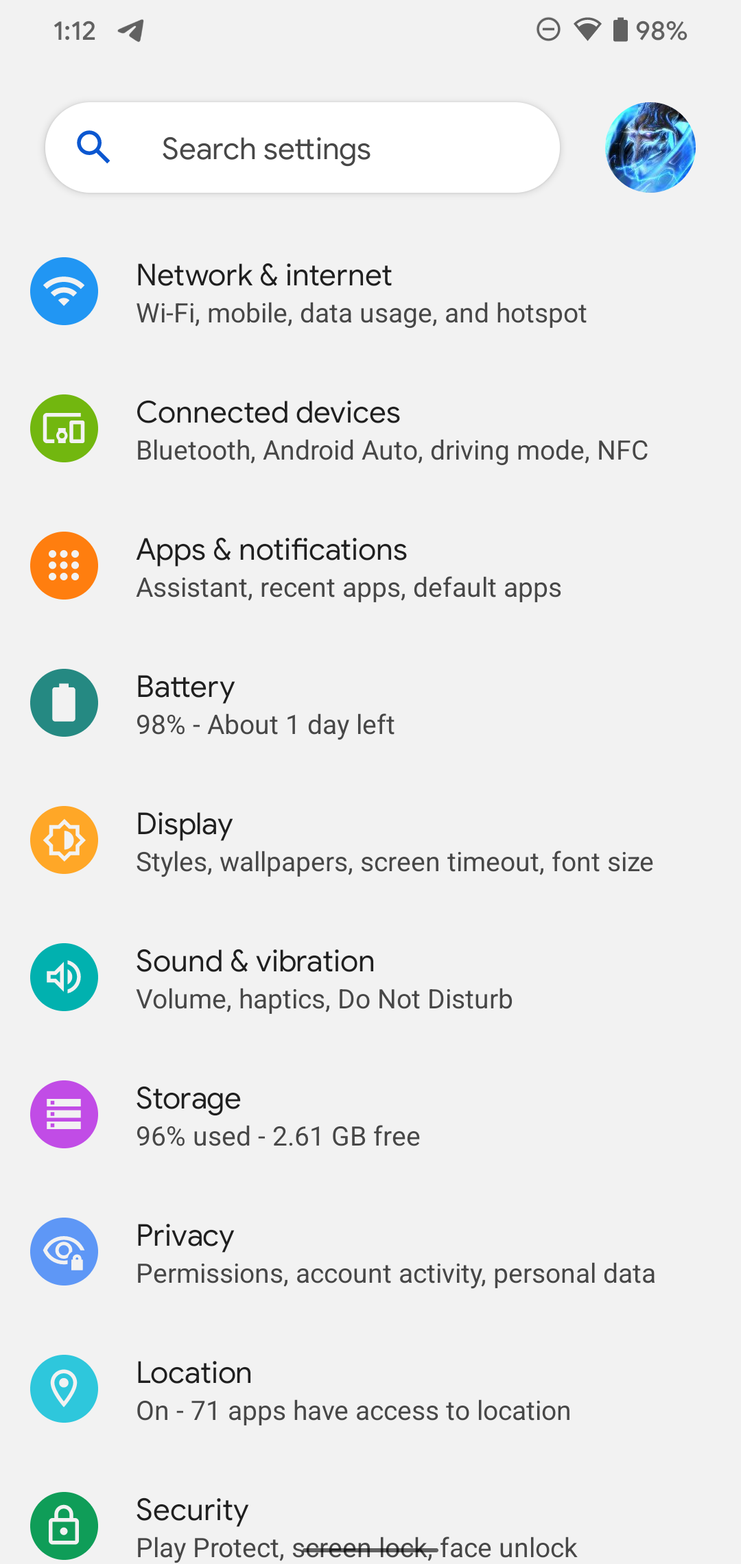 Android 12's settings redesign is prettier but less useful