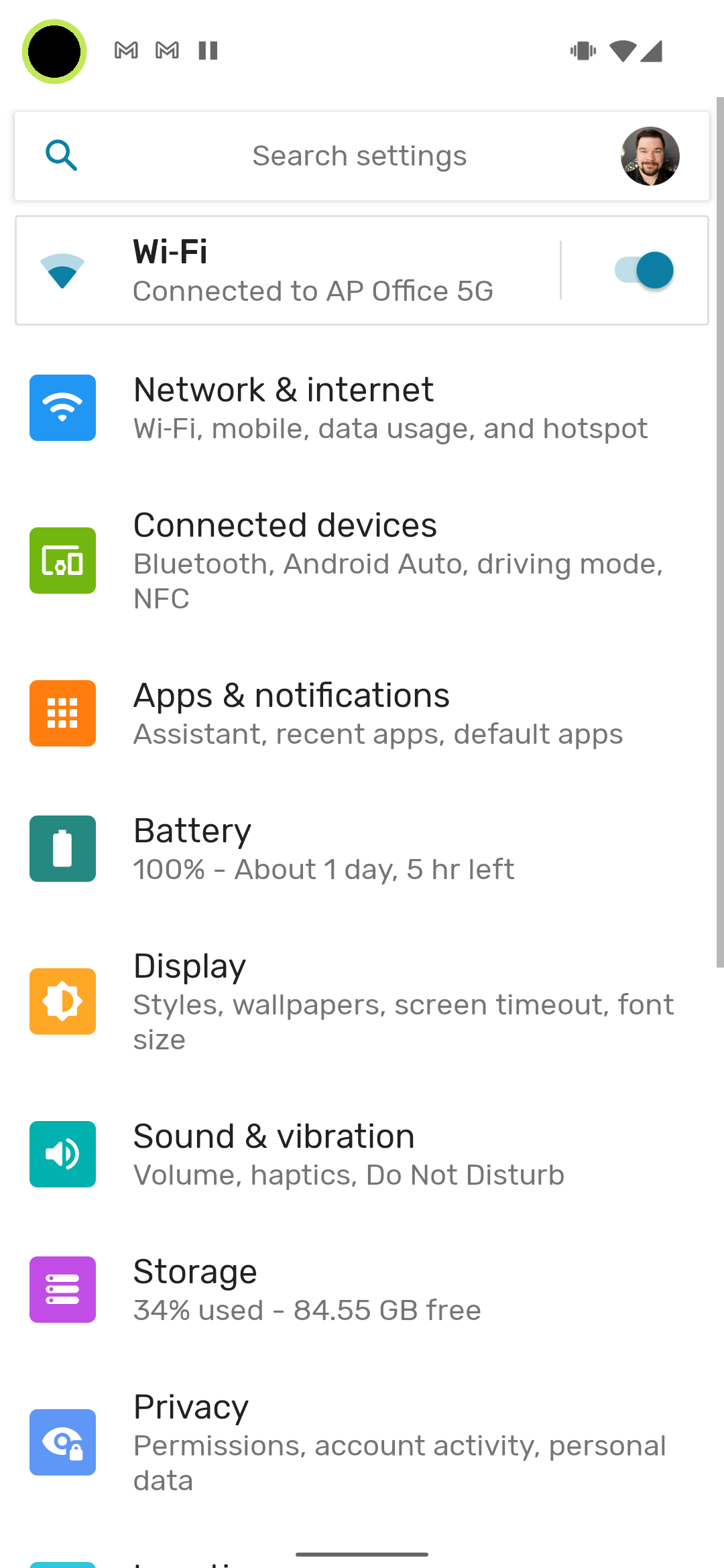 Android 12's settings redesign is prettier but less useful