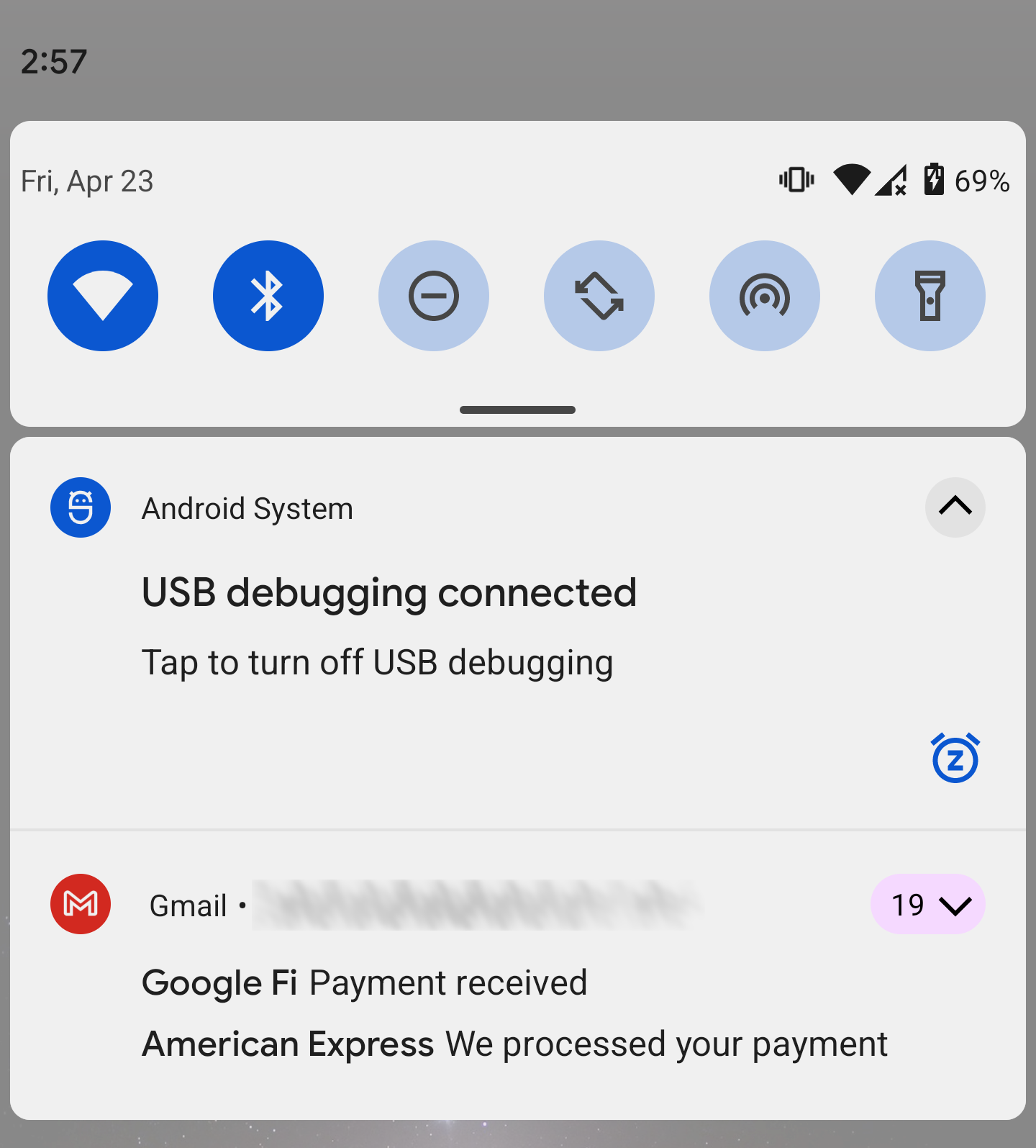 Android 12 DP3 relocates the stacked notification count