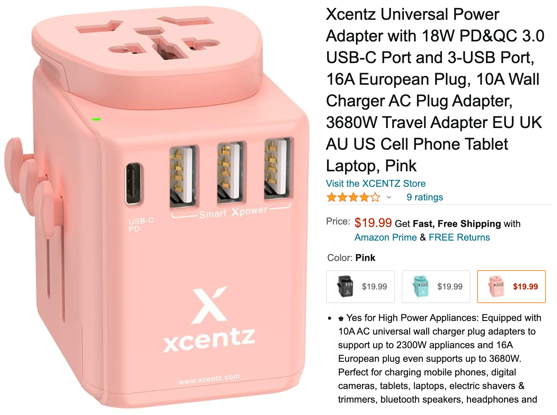 Don't get gouged at the airport: pick up a universal charging adapter ...