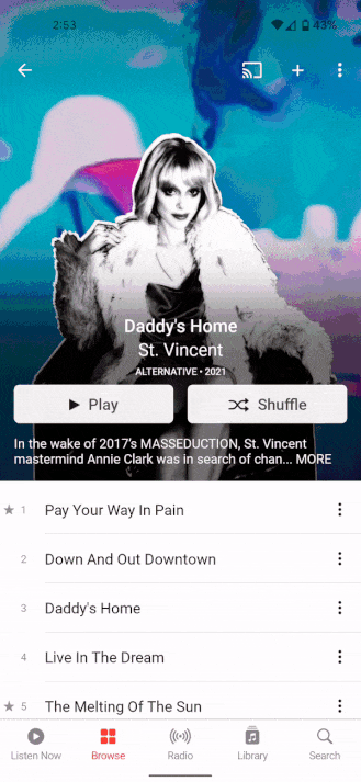 Apple Music's latest beta brings artwork to life and hints at lossless ...