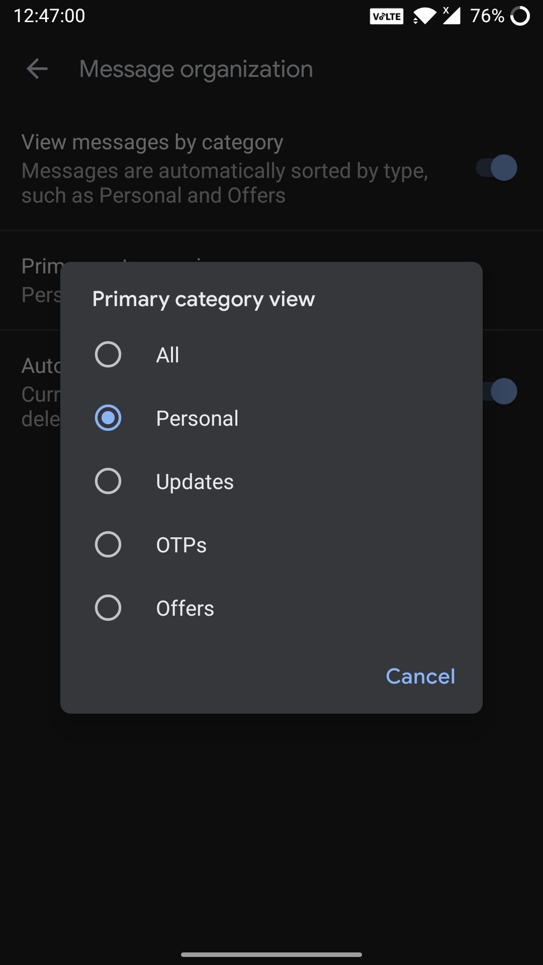 Google Messages will tidy up your OTP-riddled inbox