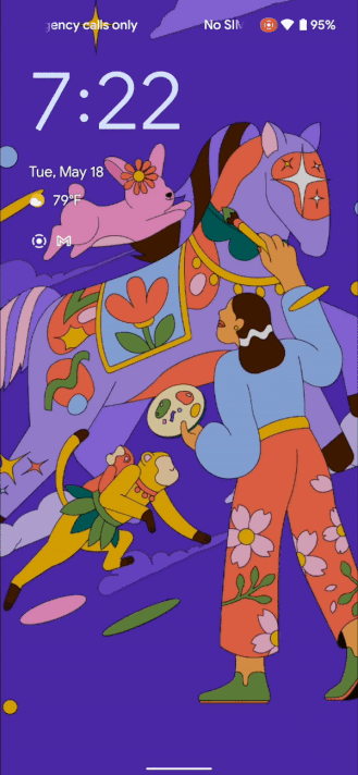 Android 12 Beta 1 has colorful new charging animations