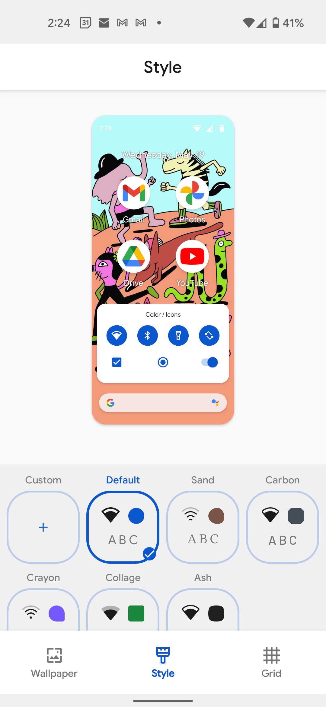 Android 12's dynamic theming will still let you choose your own awful ...