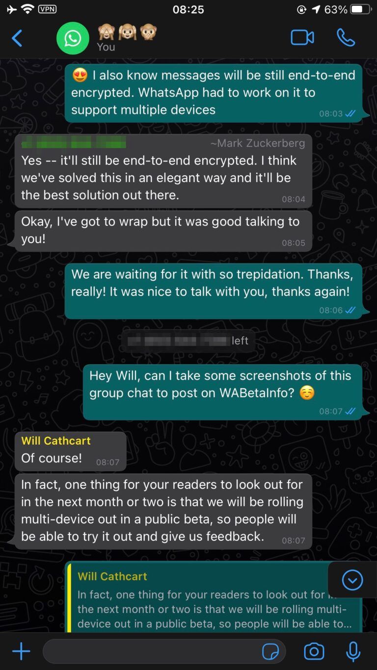 WhatsApp multi-device support is coming soon, an iPad client could follow