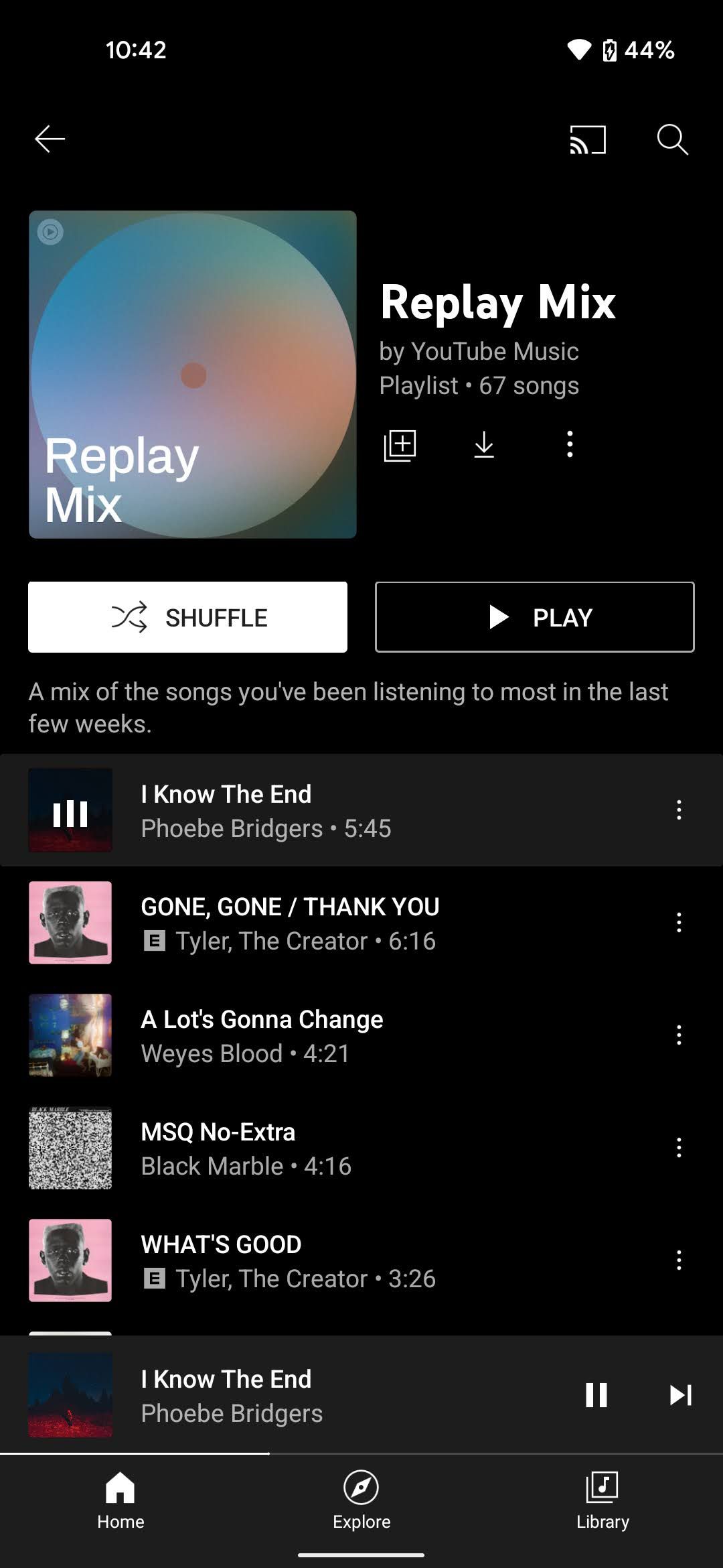 YouTube Music's new Replay Mix asks the DJ to turn the music up