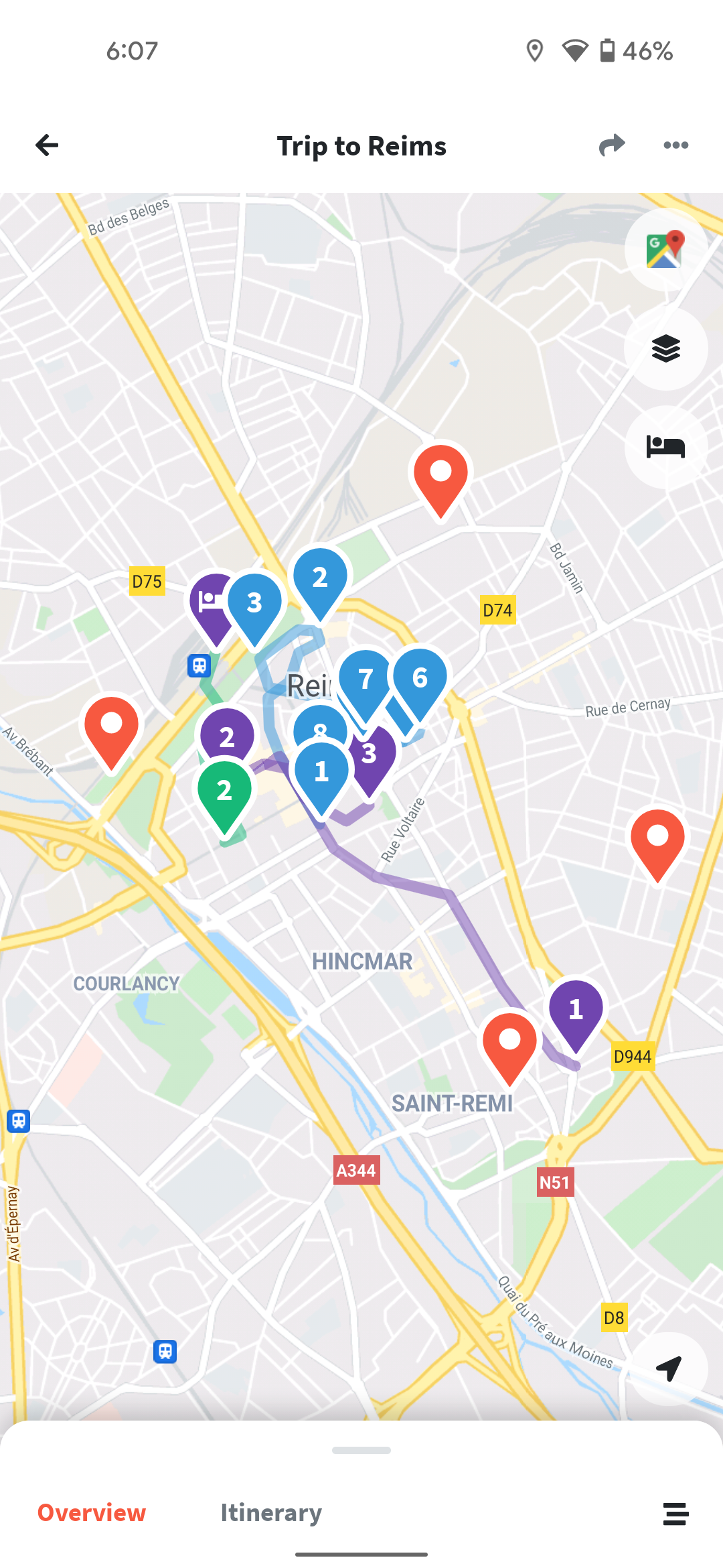 I finally found the perfect travel planning app
