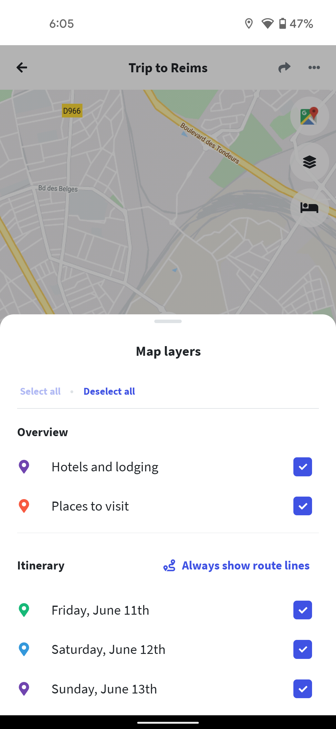 I finally found the perfect travel planning app