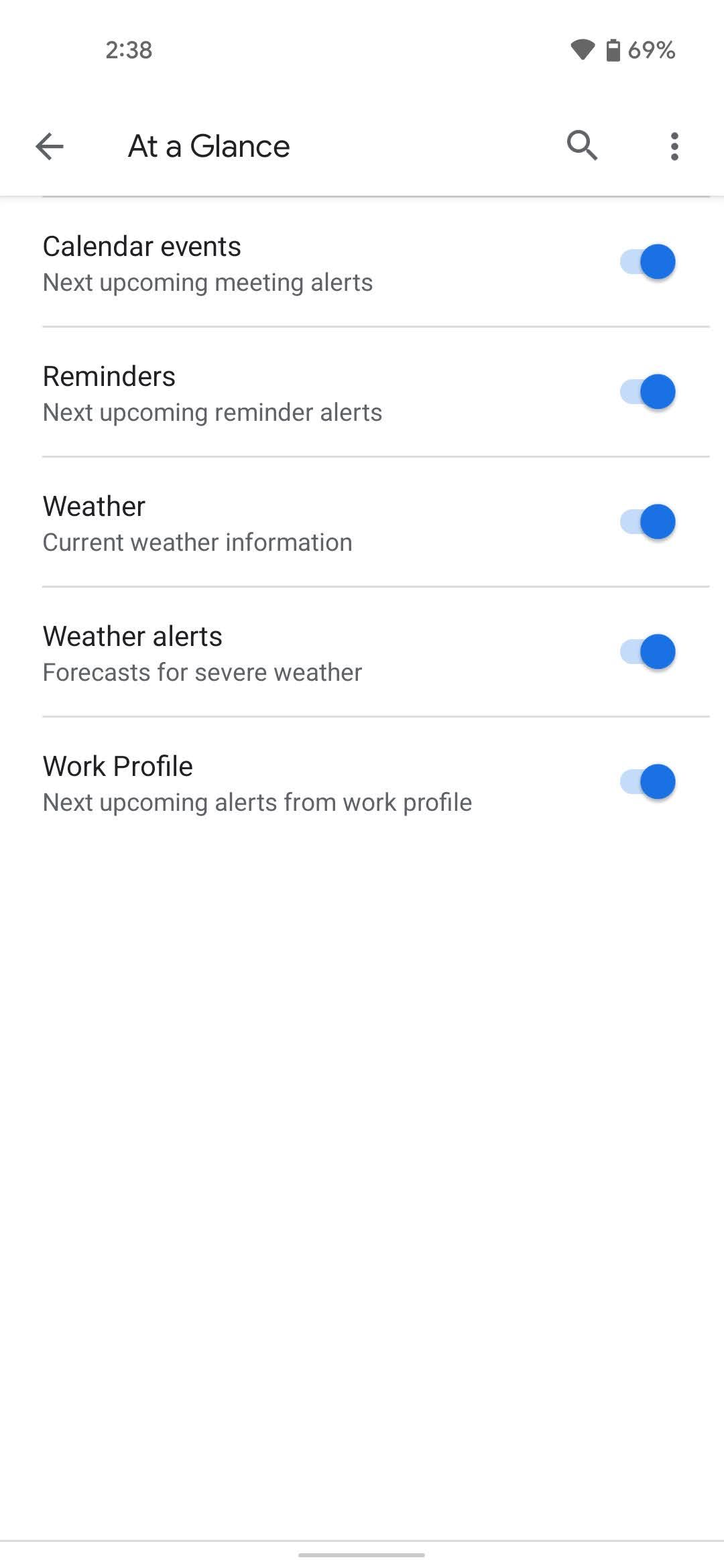 Google might replace the At A Glance widget with something better in ...