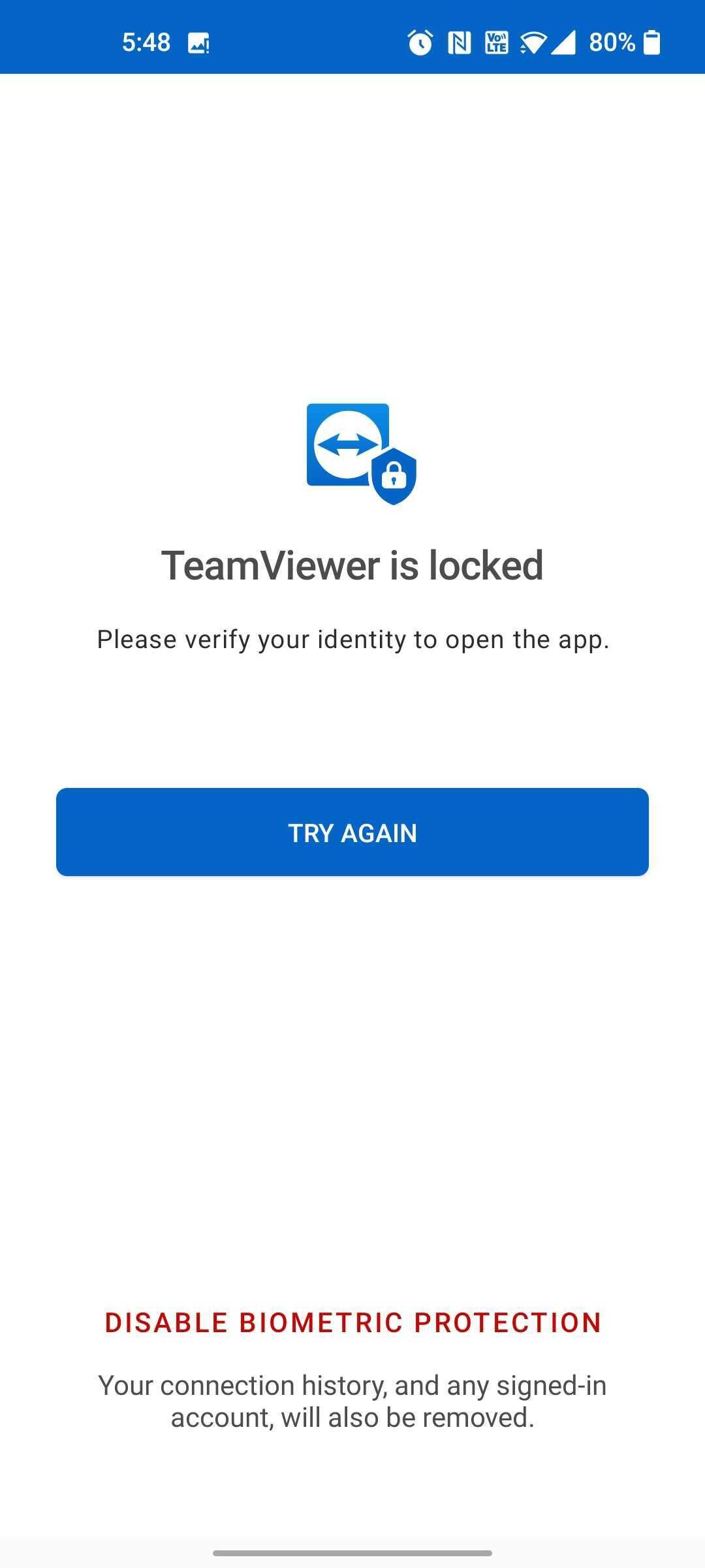 TeamViewer for Android finally adds support for biometric authentication