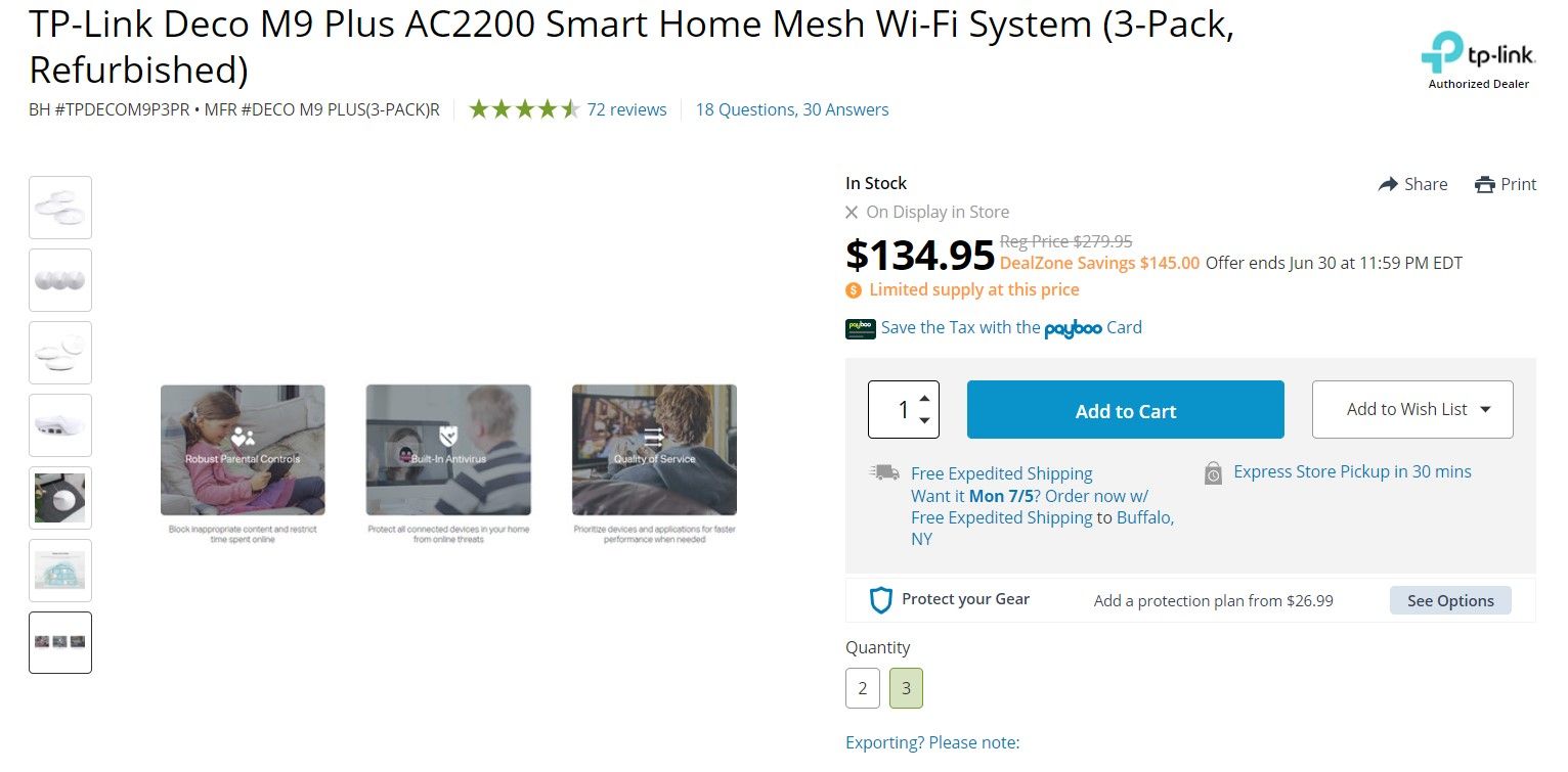 Fix your slow and spotty home network with this solid deal on a mesh ...