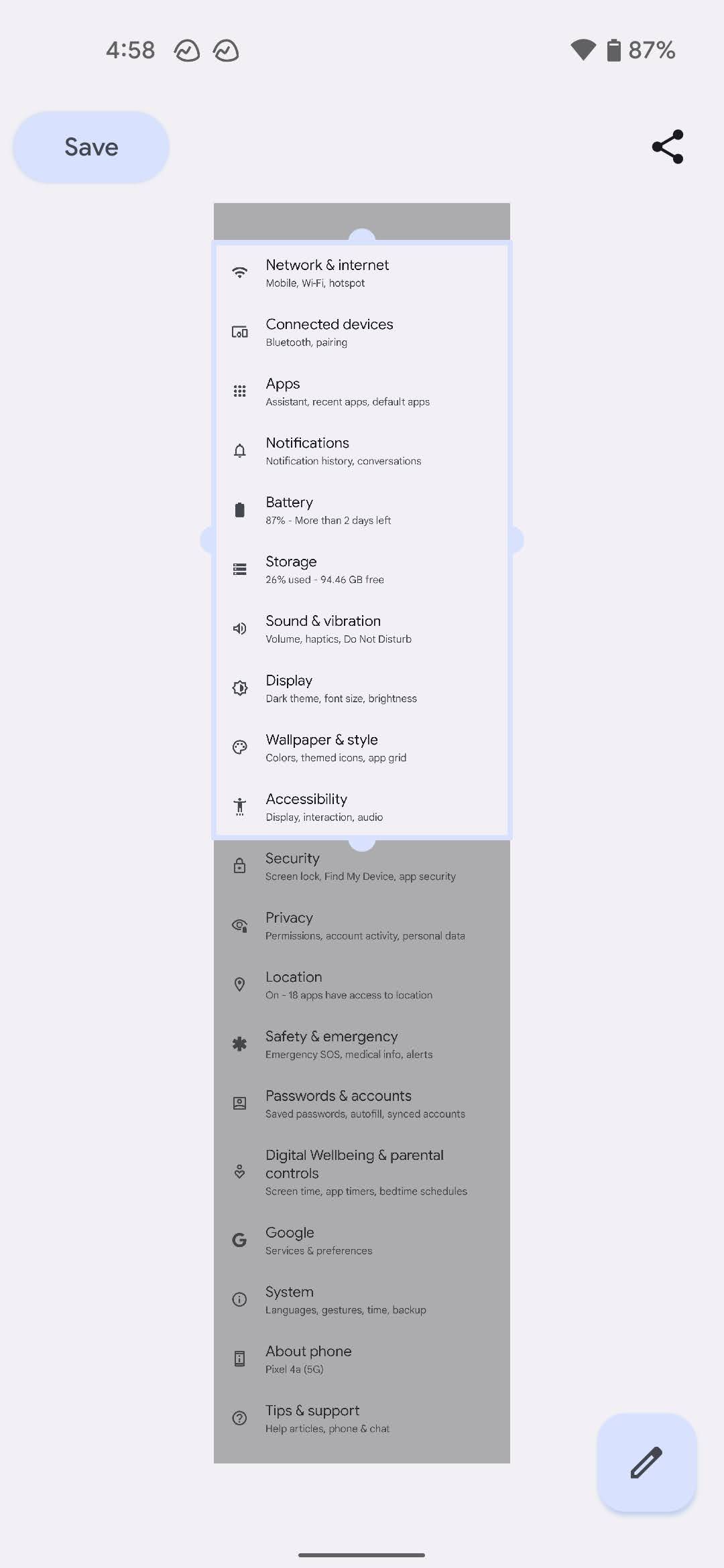 Scrolling screenshots in Android 12 Beta 3 are especially 'beta'