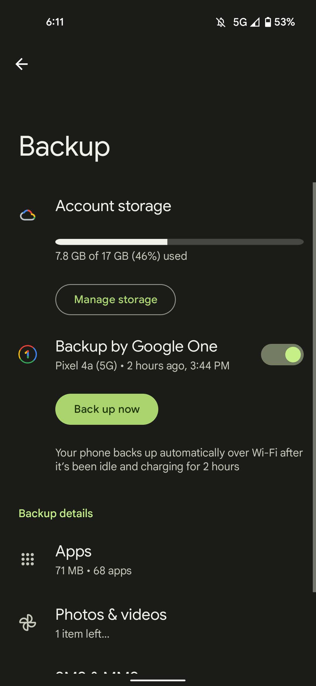 Android's streamlined backup UI is probably already on your phone