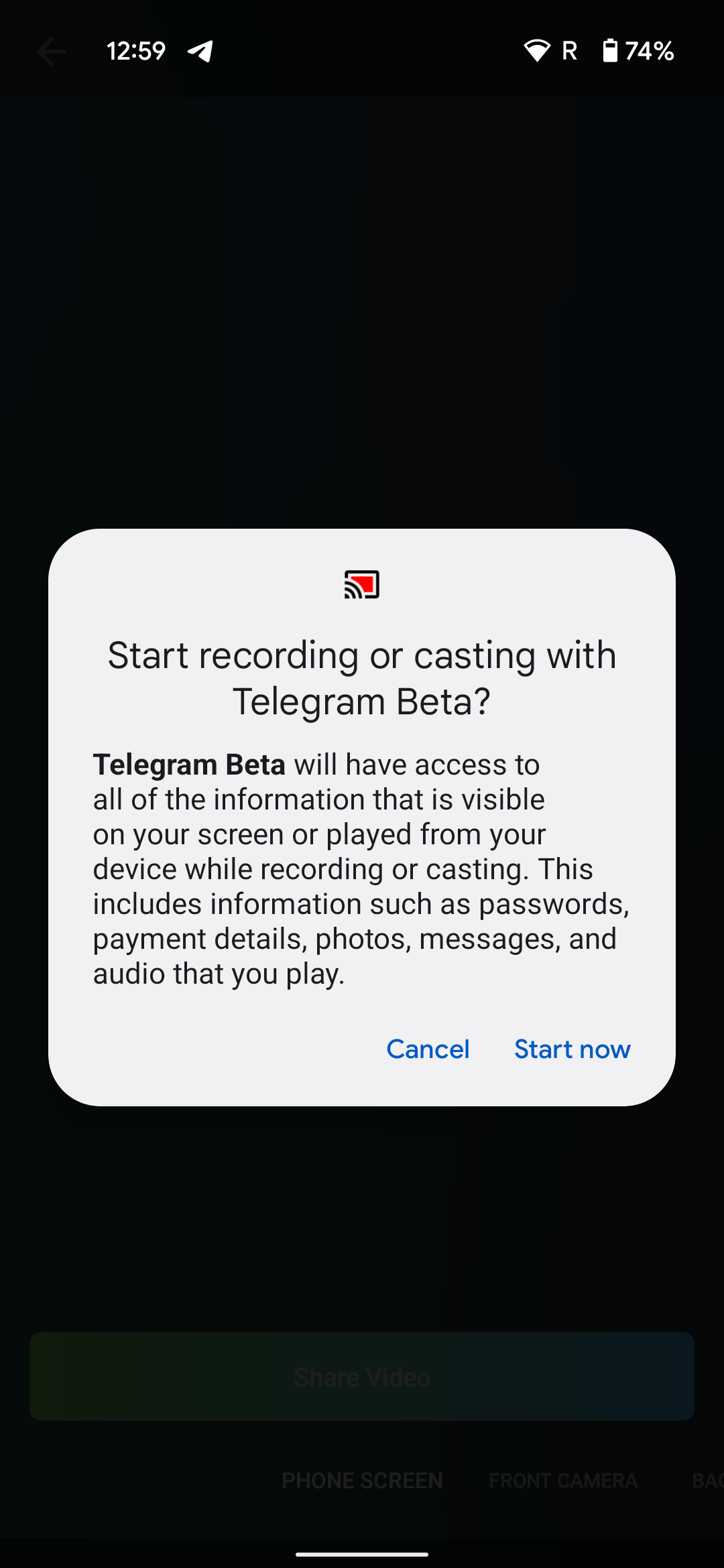 Telegram's latest beta includes a screen sharing tool: here's how to ...