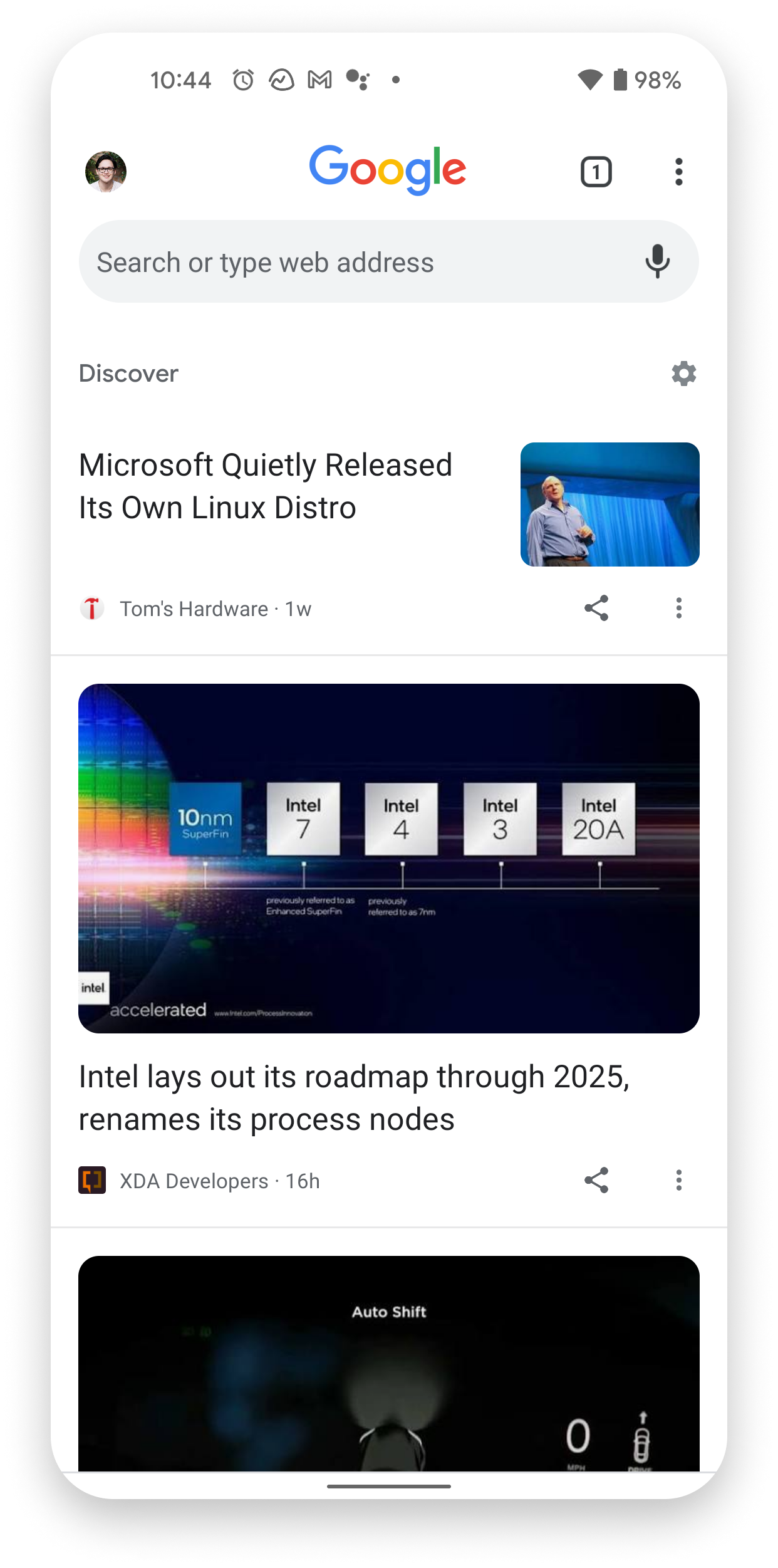An upcoming Chrome test fills its homepage with even more useless clickbait