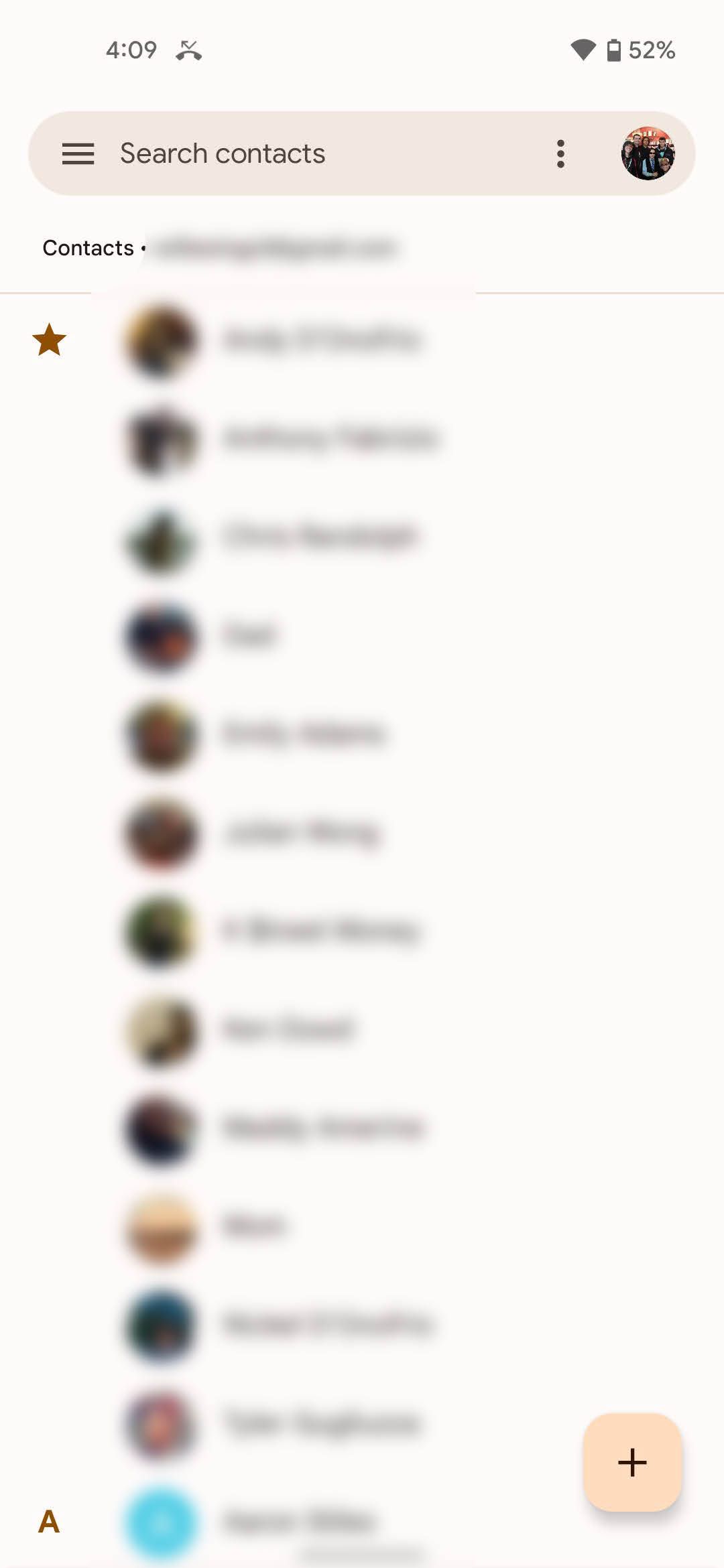 Google Contacts is already getting its Material You UI makeover