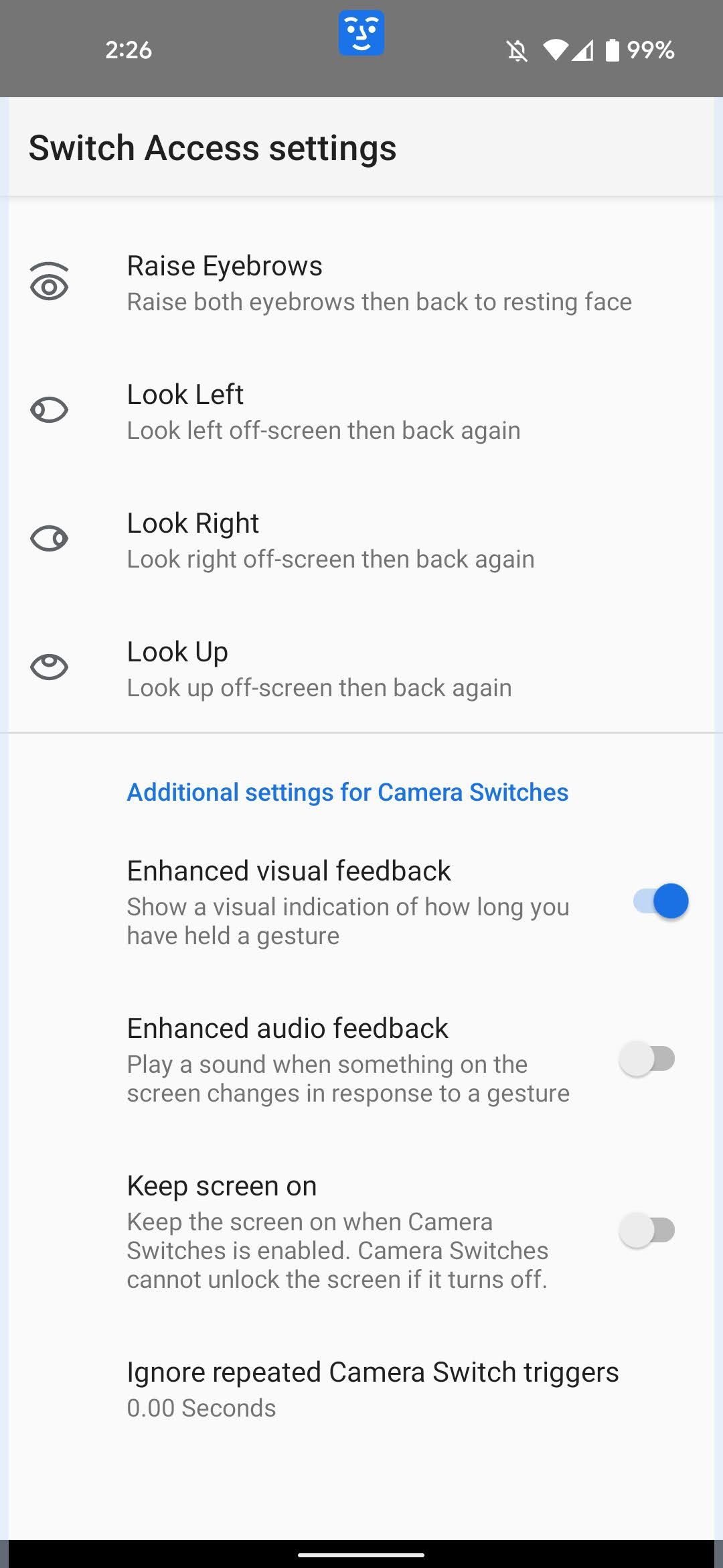 Here's how to control Android with your face
