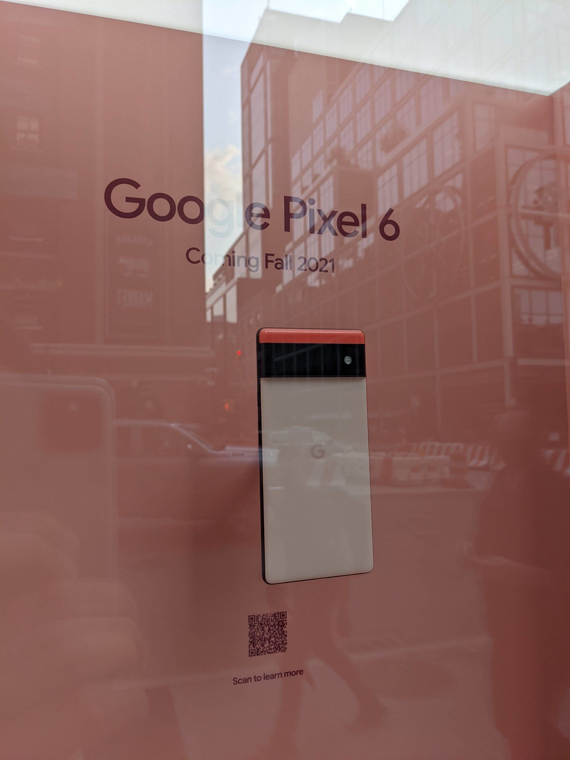 Google's NYC store is the only place on Earth to see the Pixel 6 (right ...