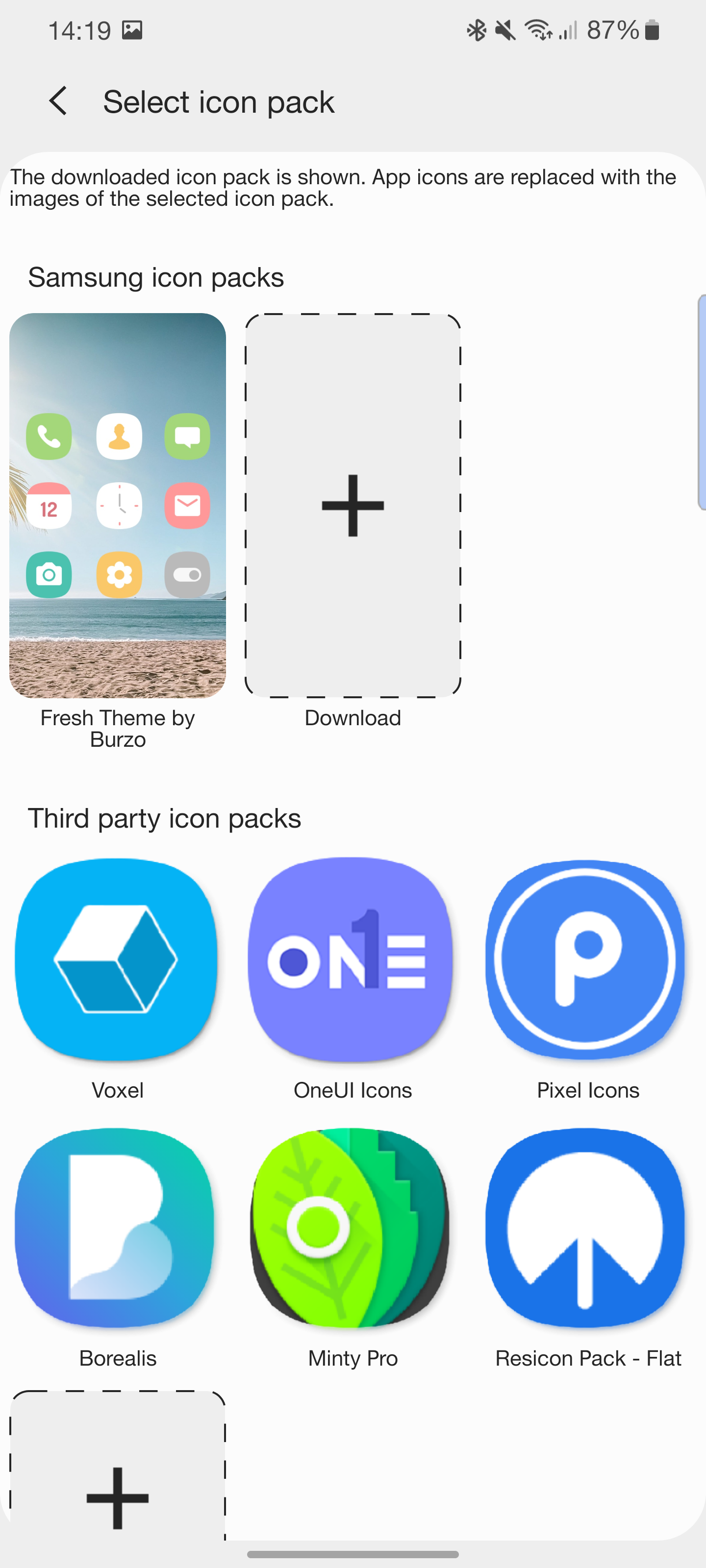 Samsung's Android 12-based One UI 4 beta finally lets you use icon ...