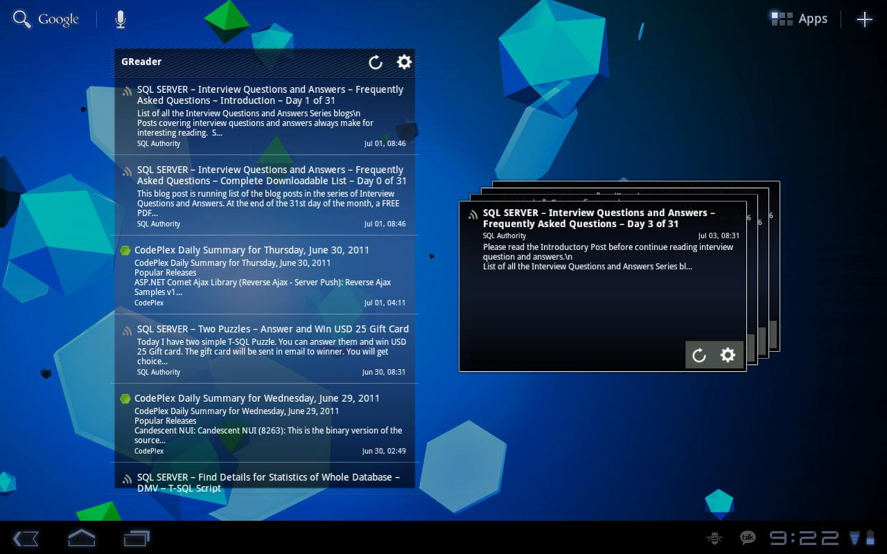 9 Android 3.0+ Apps For Honeycomb Tablets From The Last 2 Weeks (7/3/11 ...
