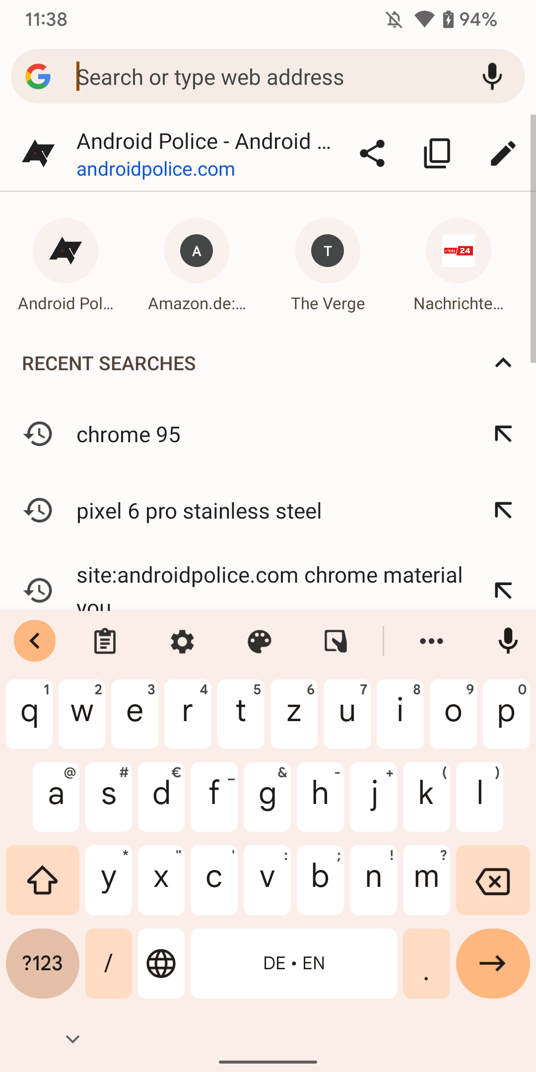 What's new in Chrome 95, coming to Android 12 in a new Material You ...
