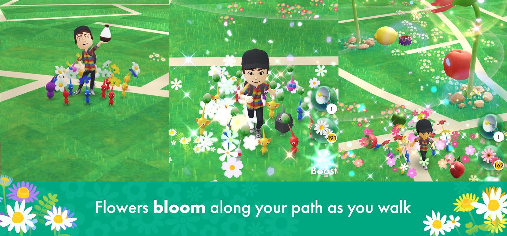 Pikmin Bloom’s global rollout has reached the US and Canada