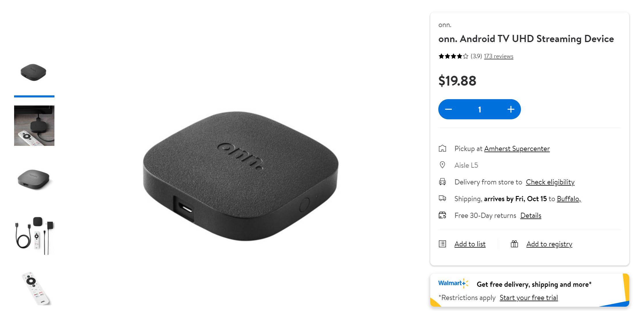 Walmart's incredibly affordable 4K Android TV box just got even cheaper
