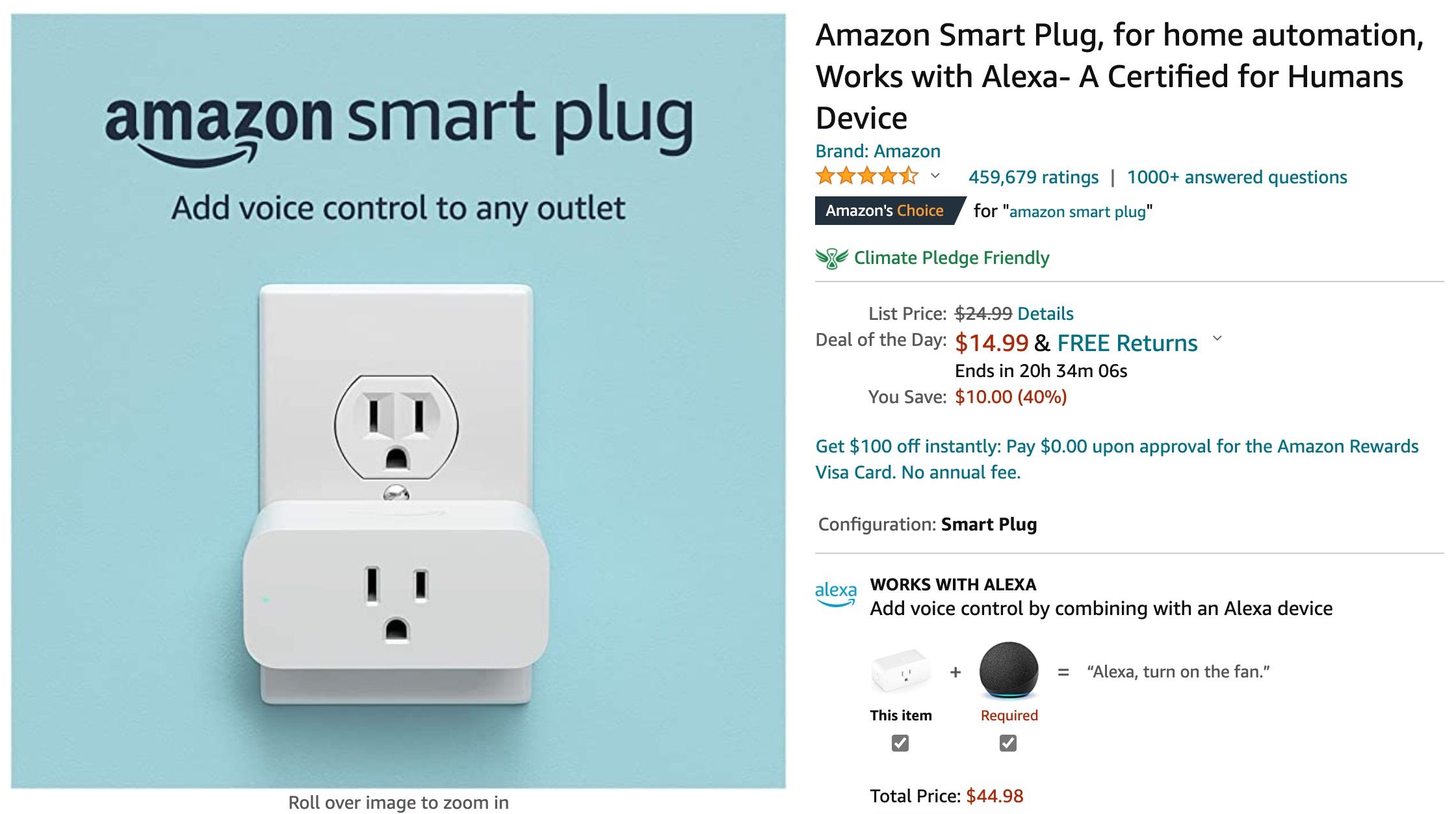 Amazon's super useful smart plug is just $15 right now for Black Friday