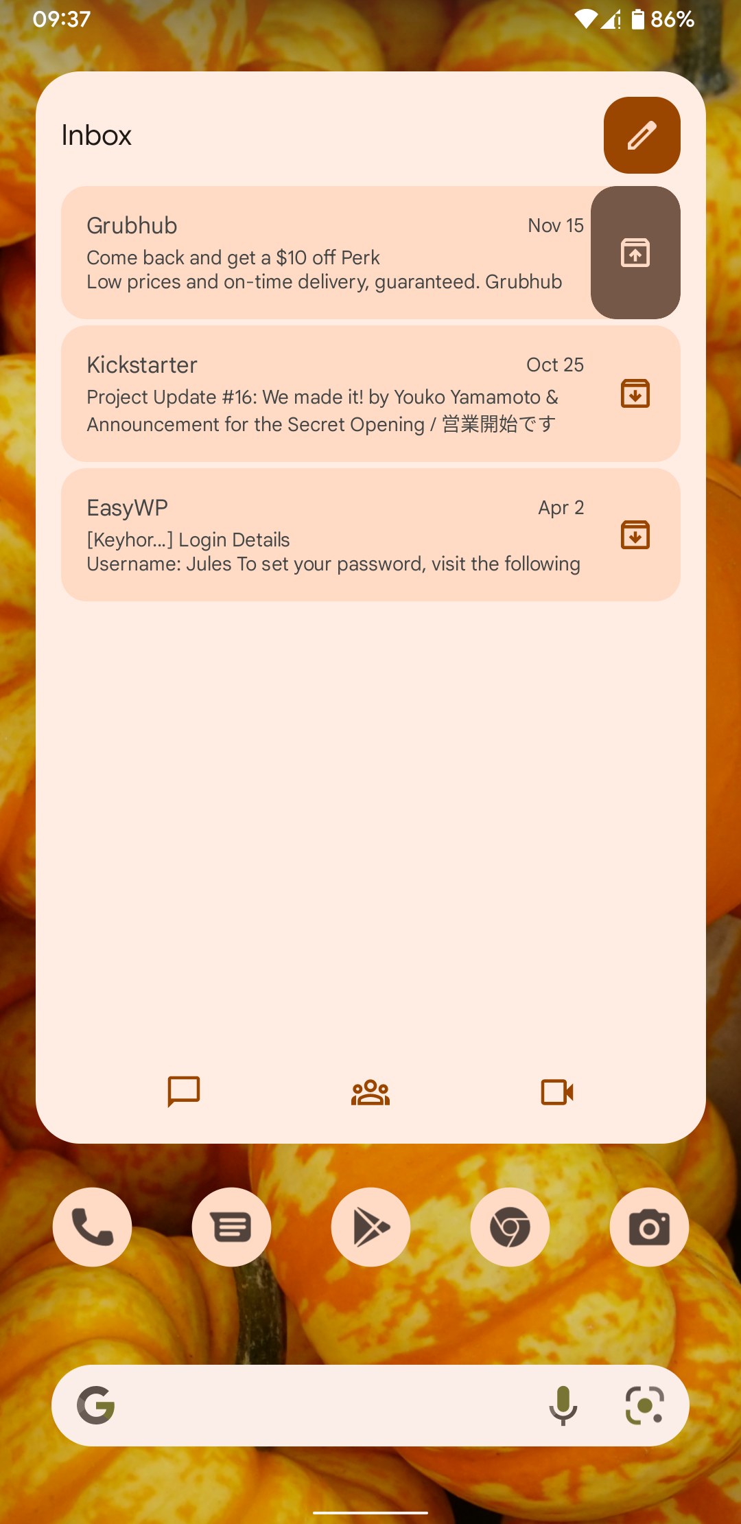 Gmail's Material You widget is looking good and now rolling out on the ...